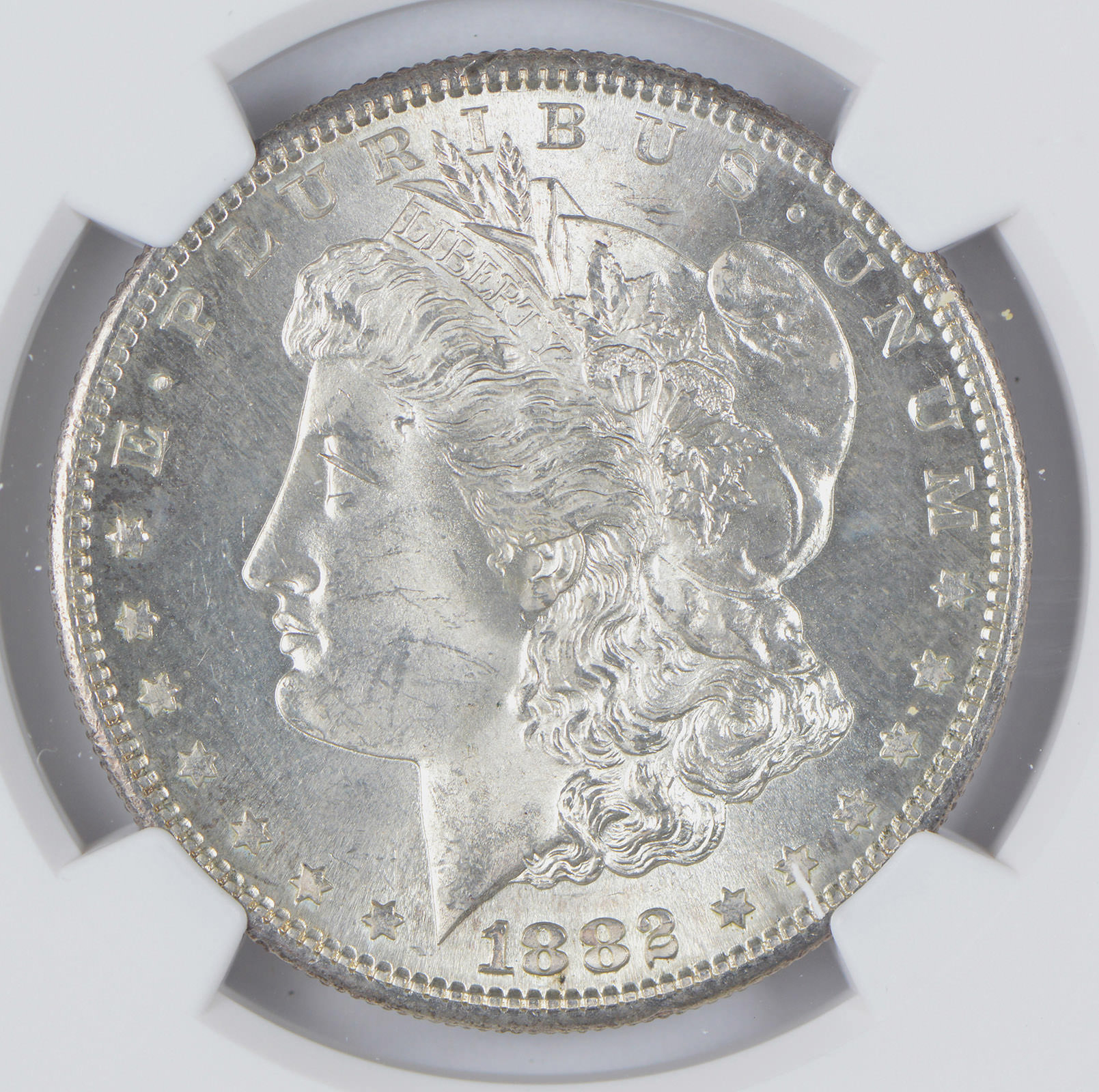 MS-64 1882-S Morgan Silver Dollar - Graded by NGC | Property Room