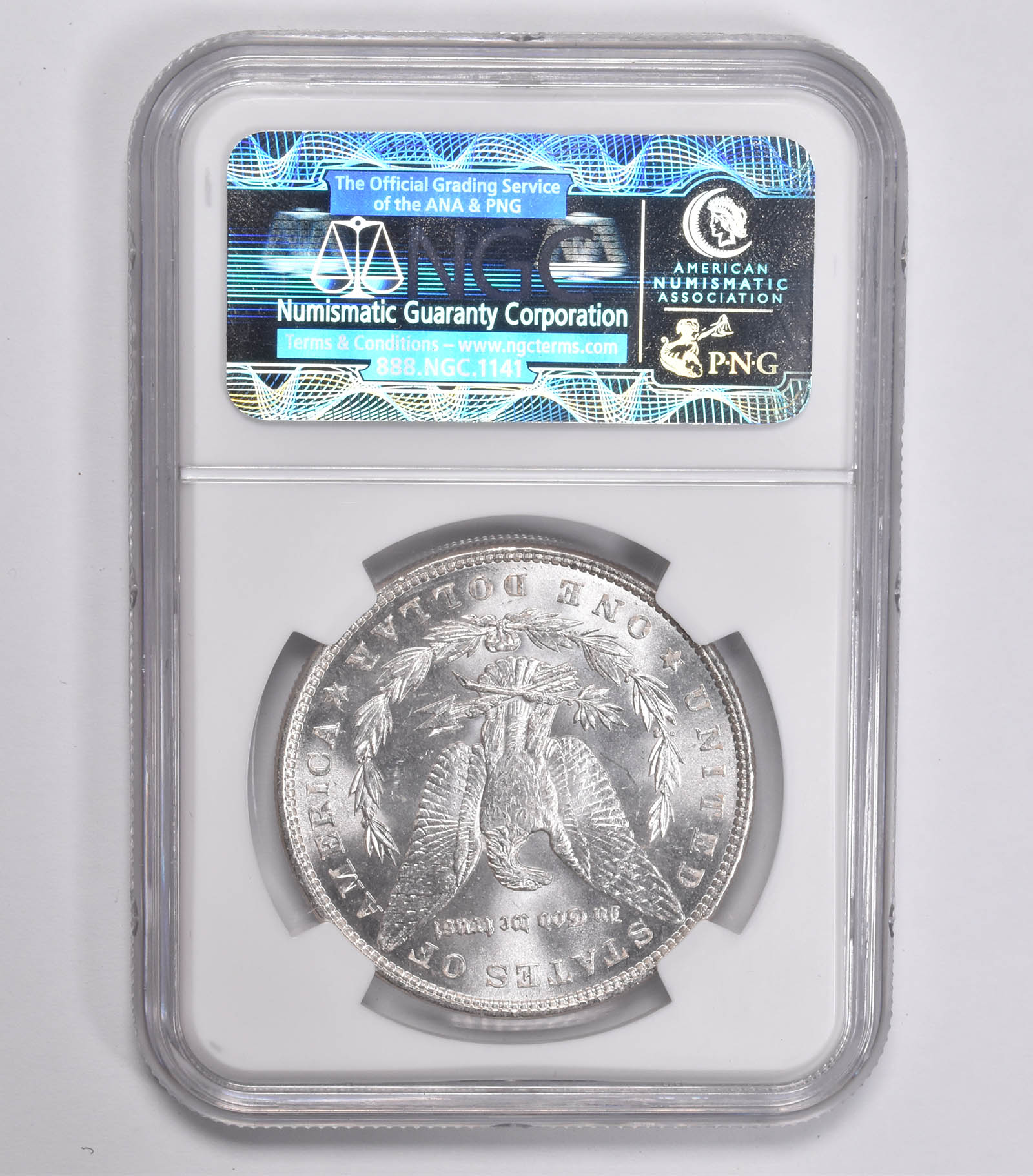 MS64 1886 Morgan Silver Dollar - Graded NGC | Property Room