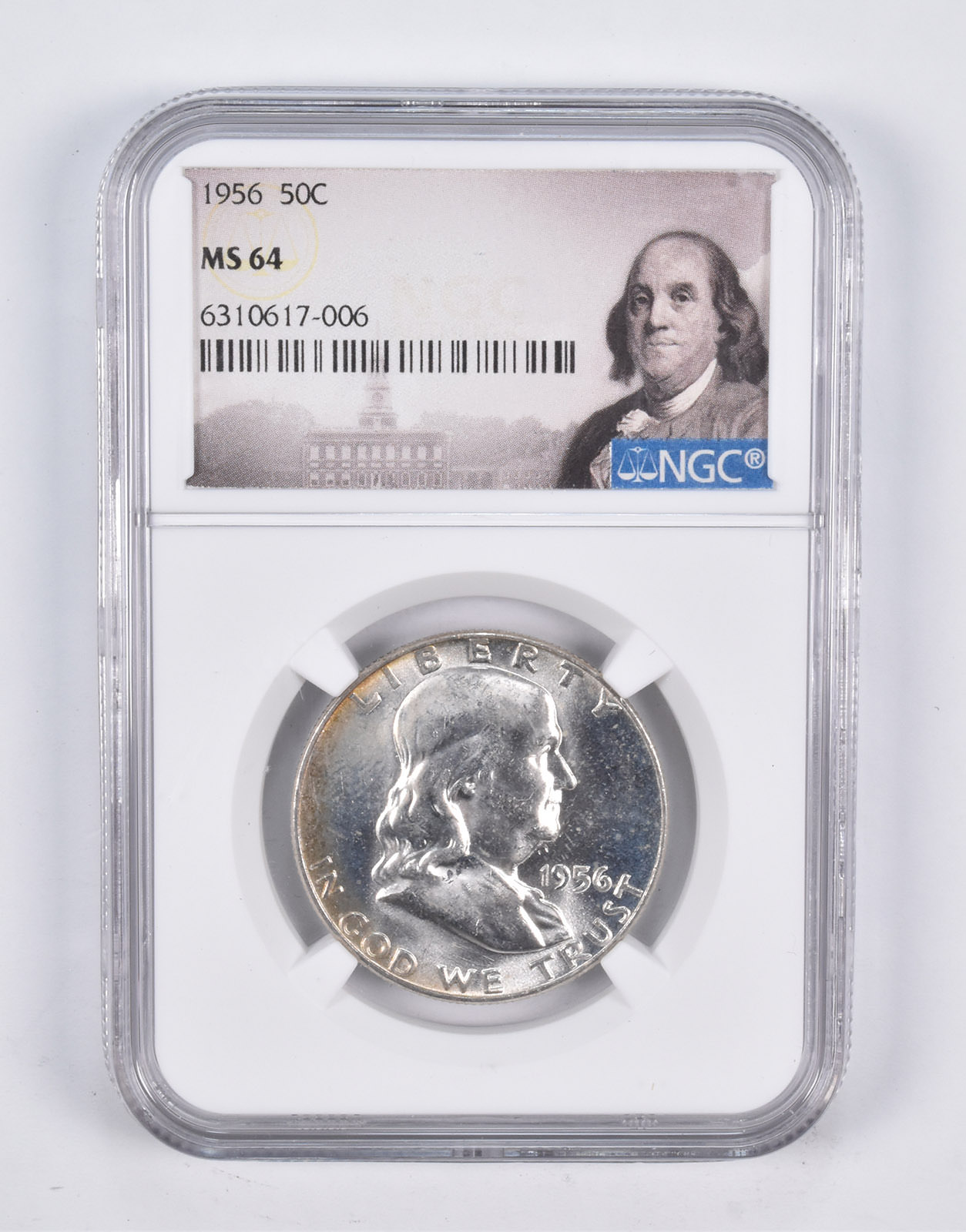 MS64 1956 Franklin Half Dollar FS-401 Bugs Bunny NGC | Property Room