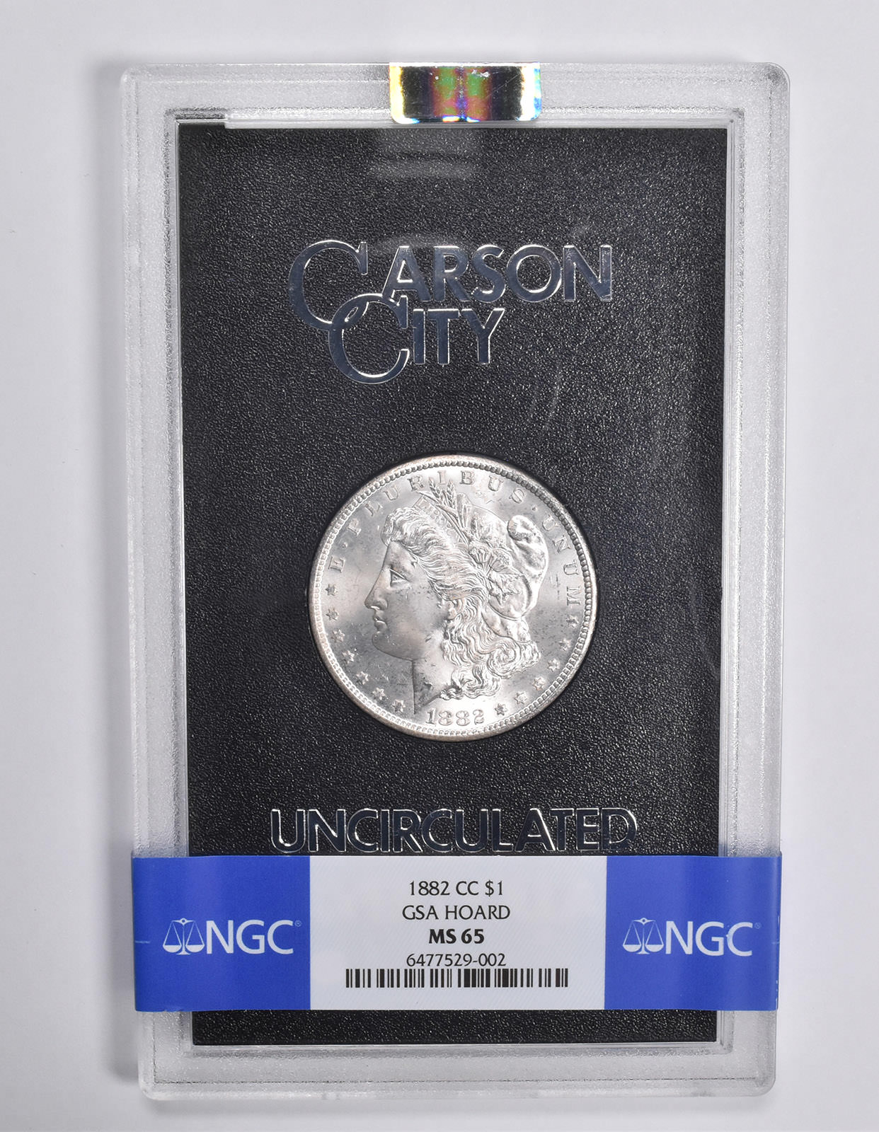 MS65 1882-CC Morgan Silver Dollar GSA Hoard NGC | Property Room
