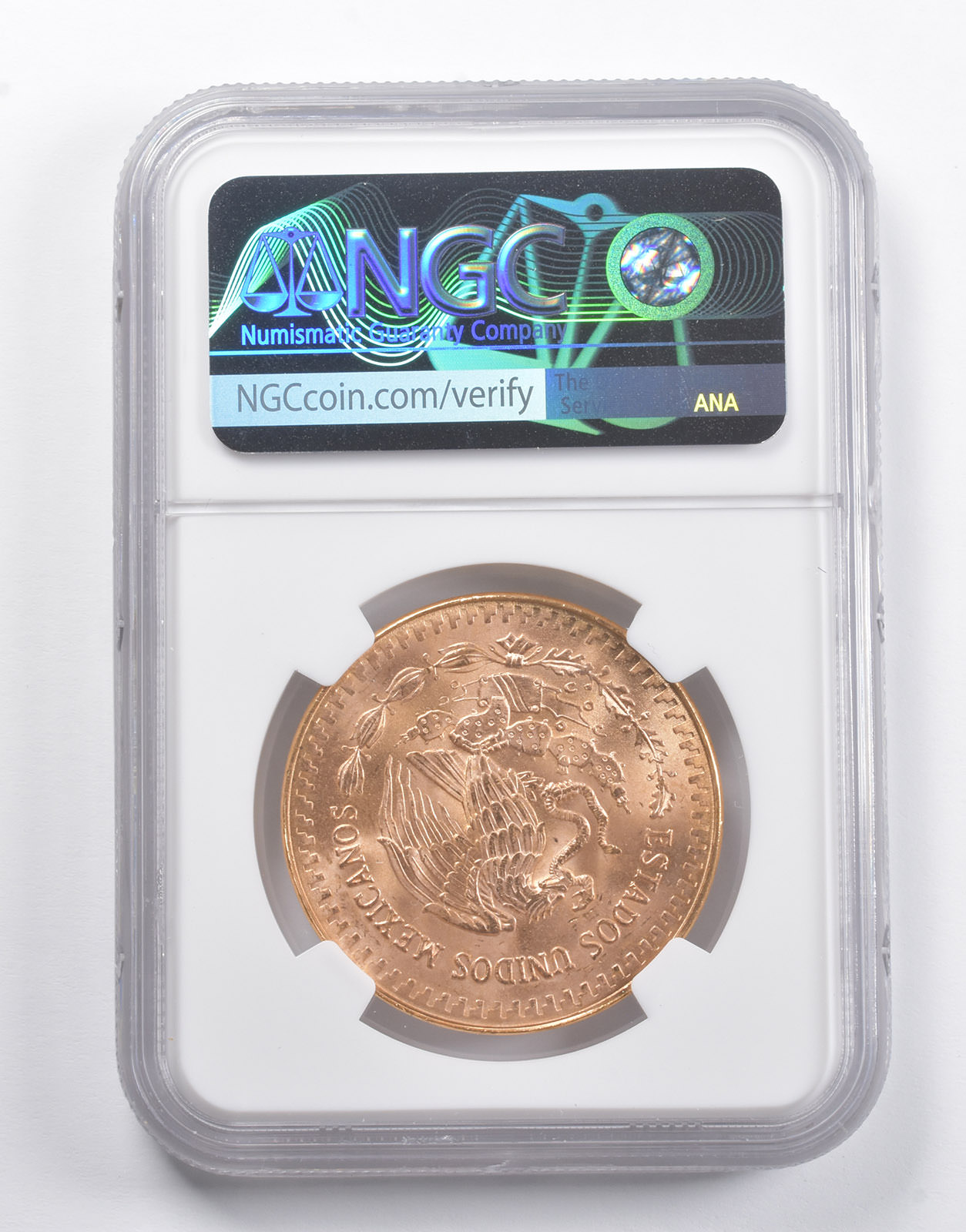 MS65 1981 Mo Mexico 1 Onza Gold NGC | Property Room