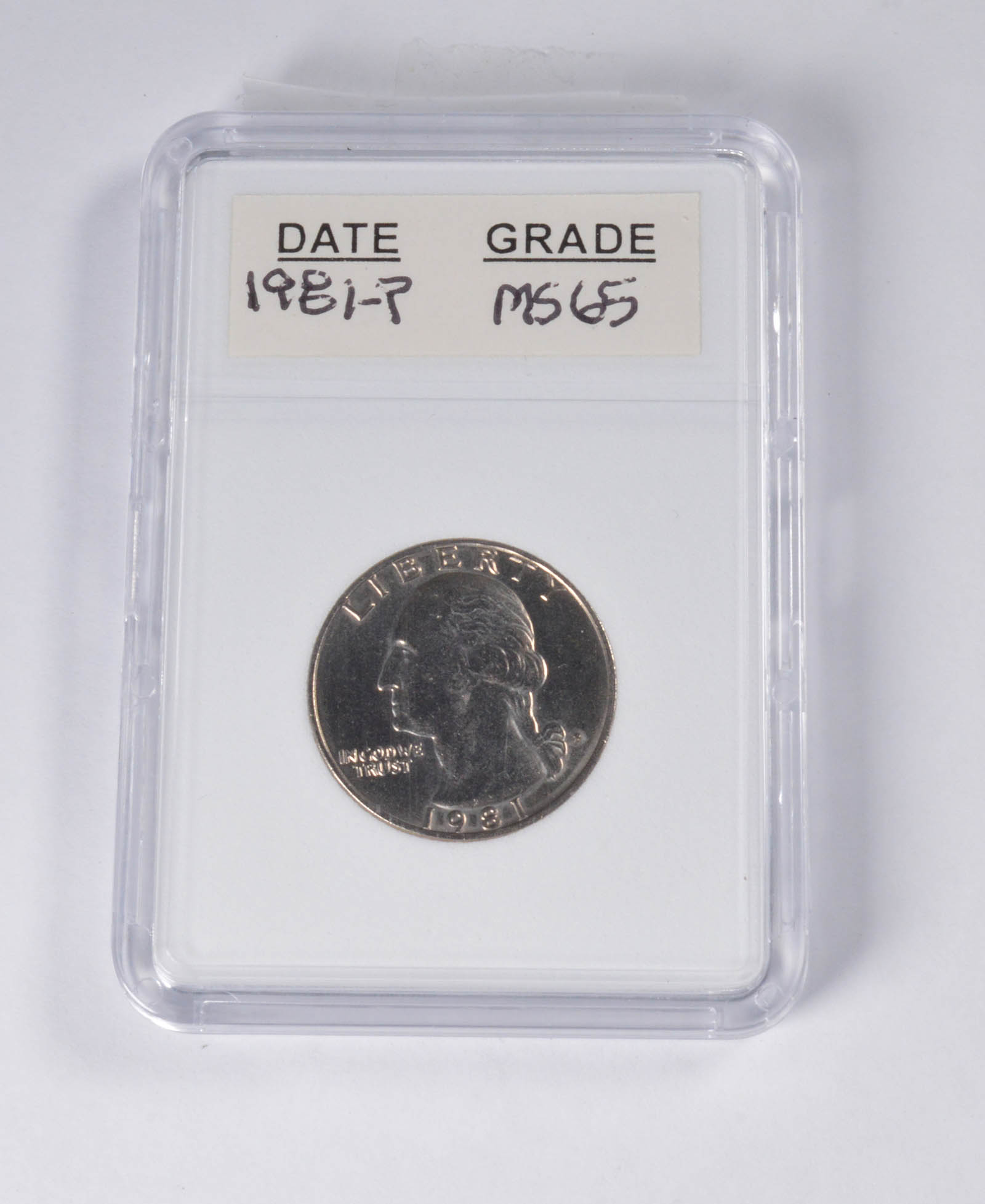 MS65 1981-P Washington Quarter | Property Room