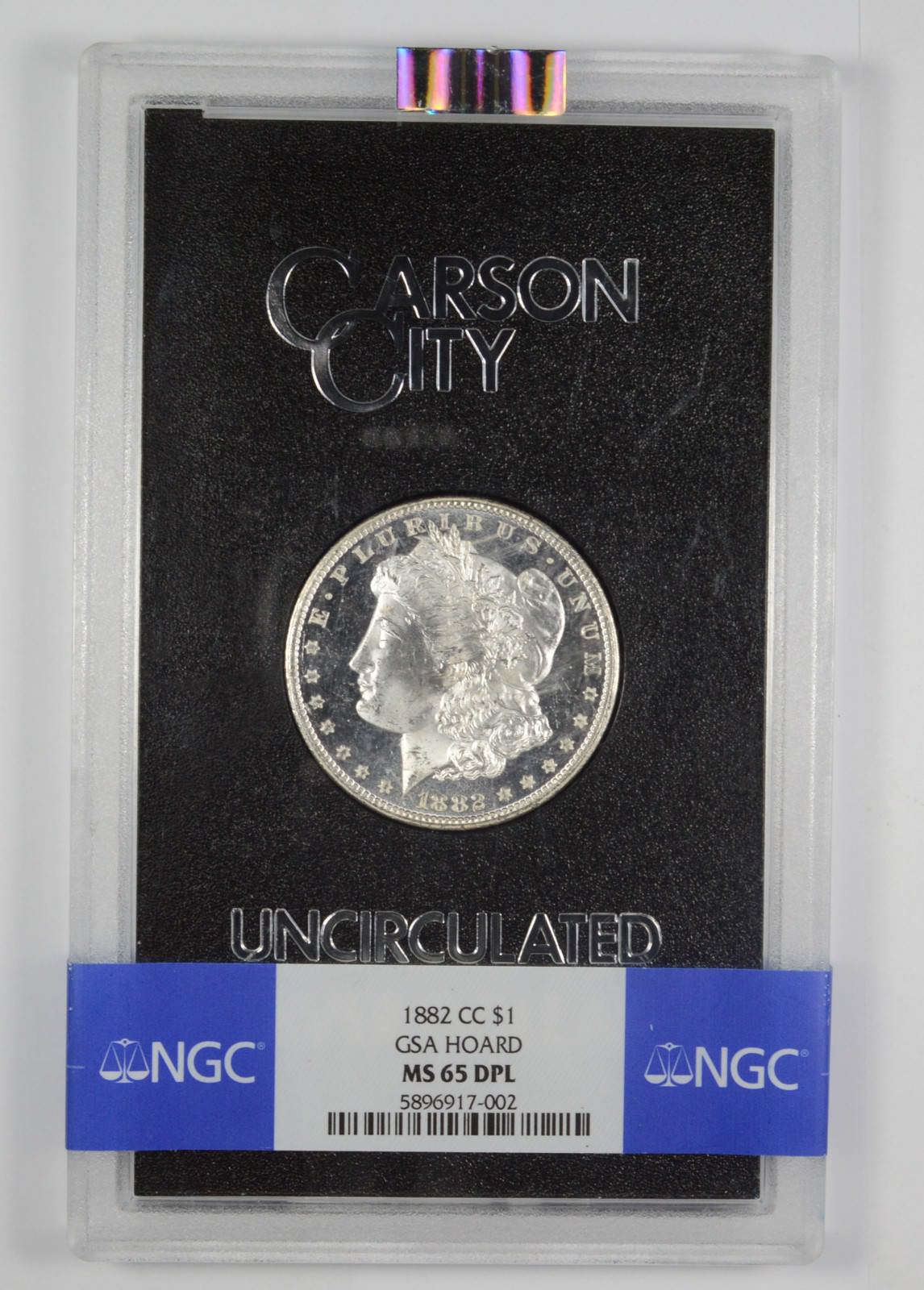 MS65 DPL 1882-CC Morgan Silver Dollar - GSA Hoard - Graded NGC ...