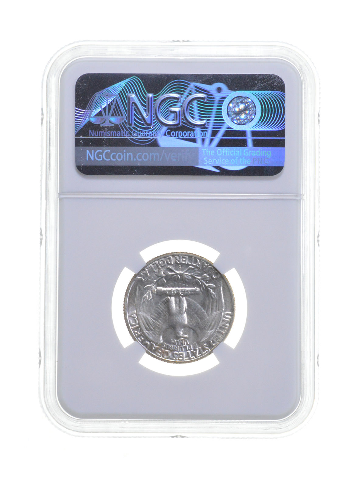 MS66 1963-D Washington Quarter - Graded NGC Insane Color | Property Room