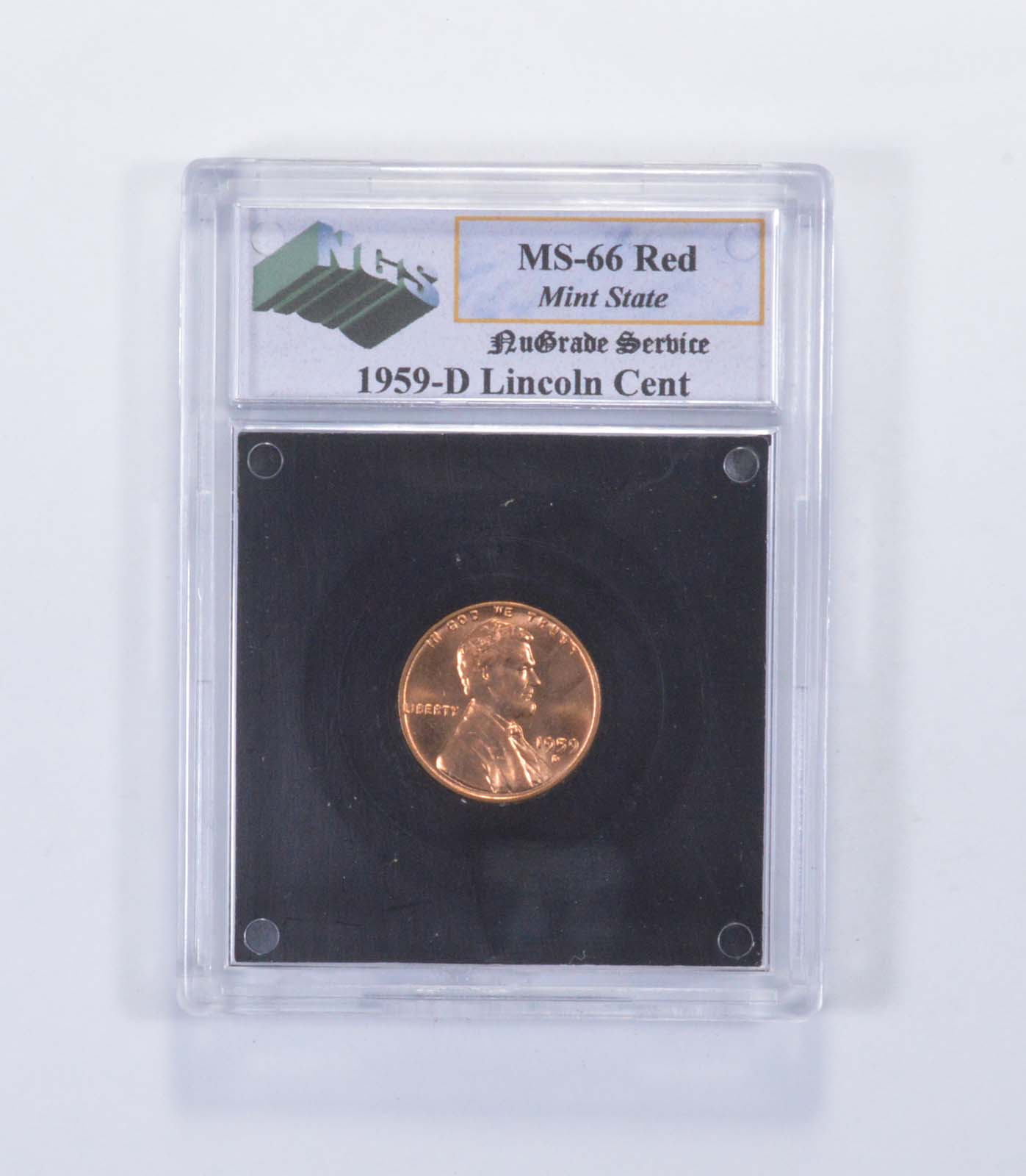MS66 RD 1959-D Lincoln Memorial Cent - Graded NGS | Property Room