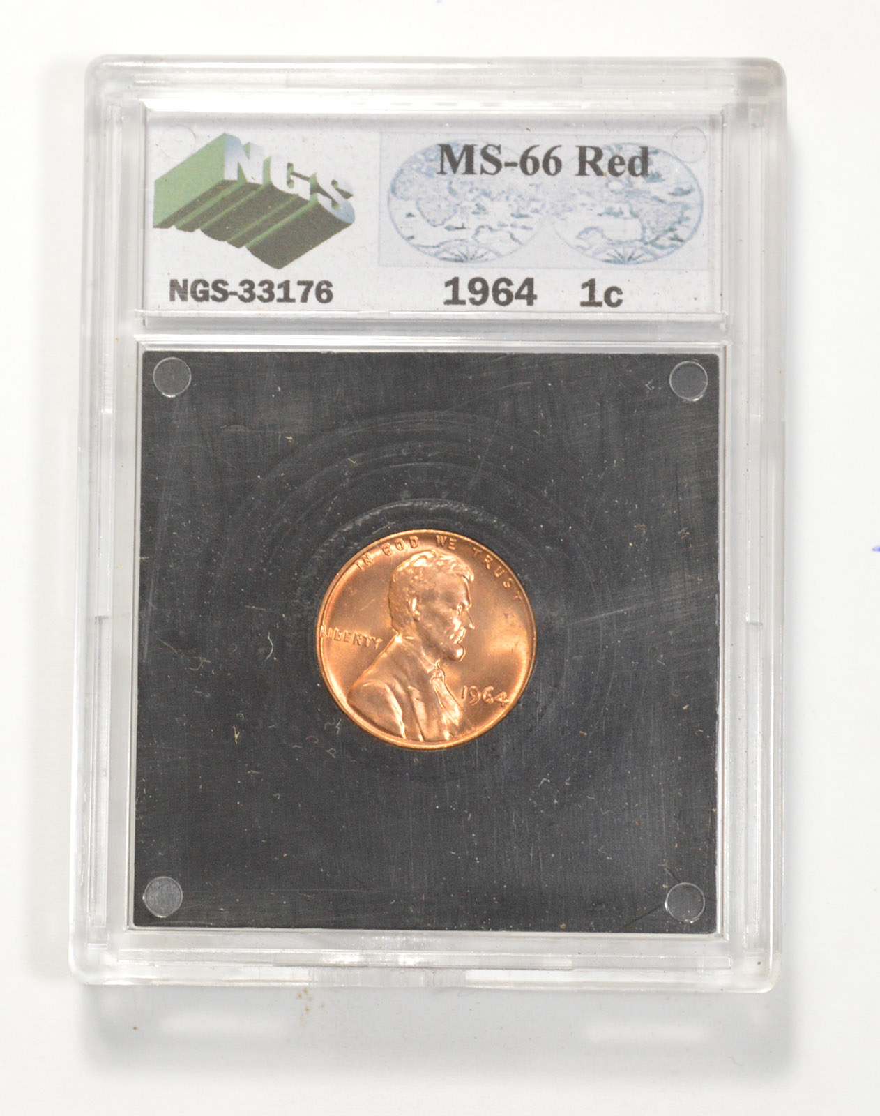 MS66 RD 1964 Lincoln Memorial Cent - Graded NGS | Property Room