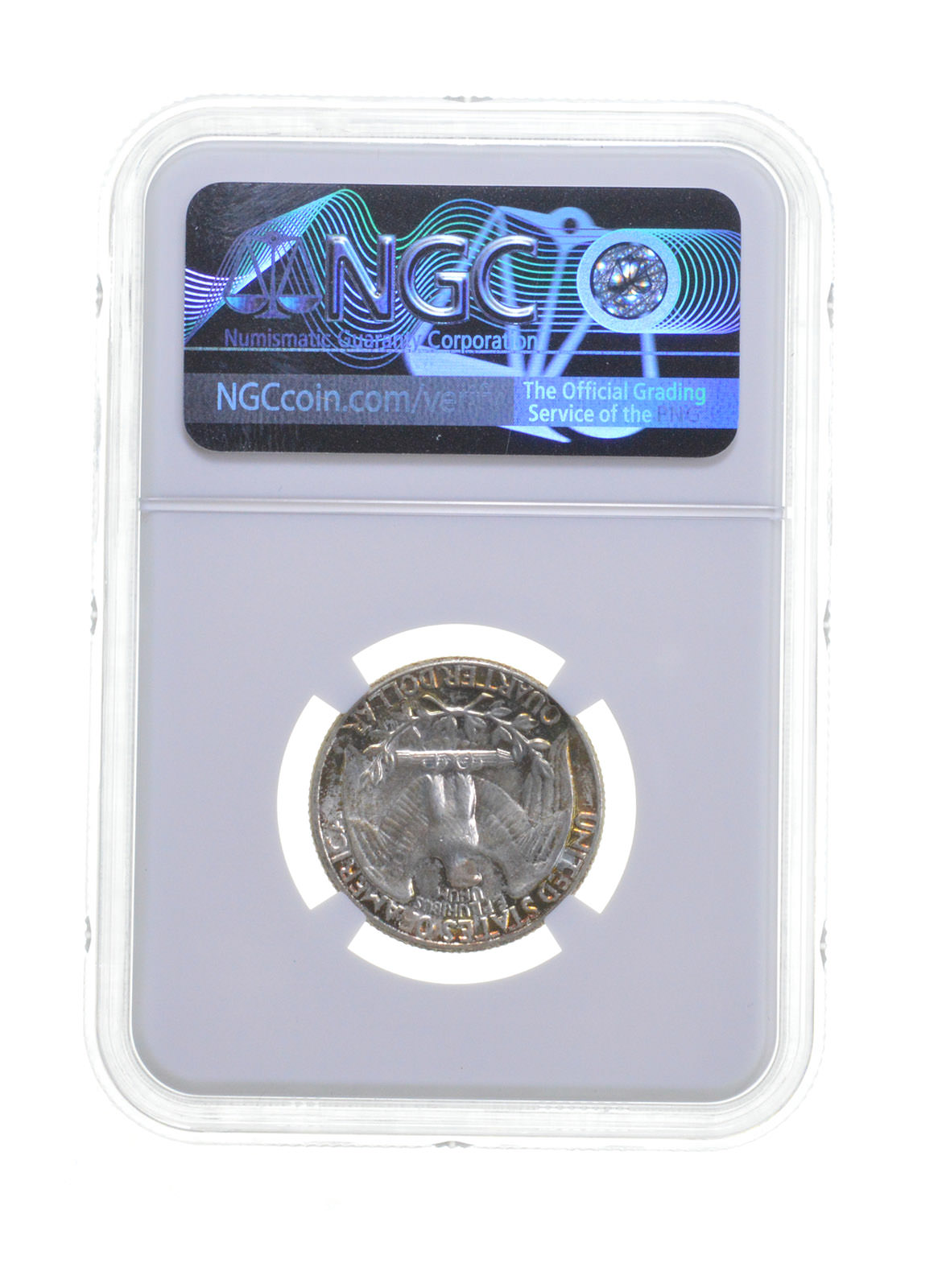 MS67 1964 Washington Quarter - Graded NGC Insane Color | Property Room