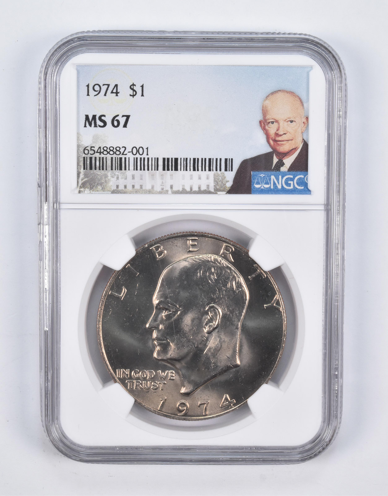 MS67 1974 Eisenhower Dollar NGC | Property Room