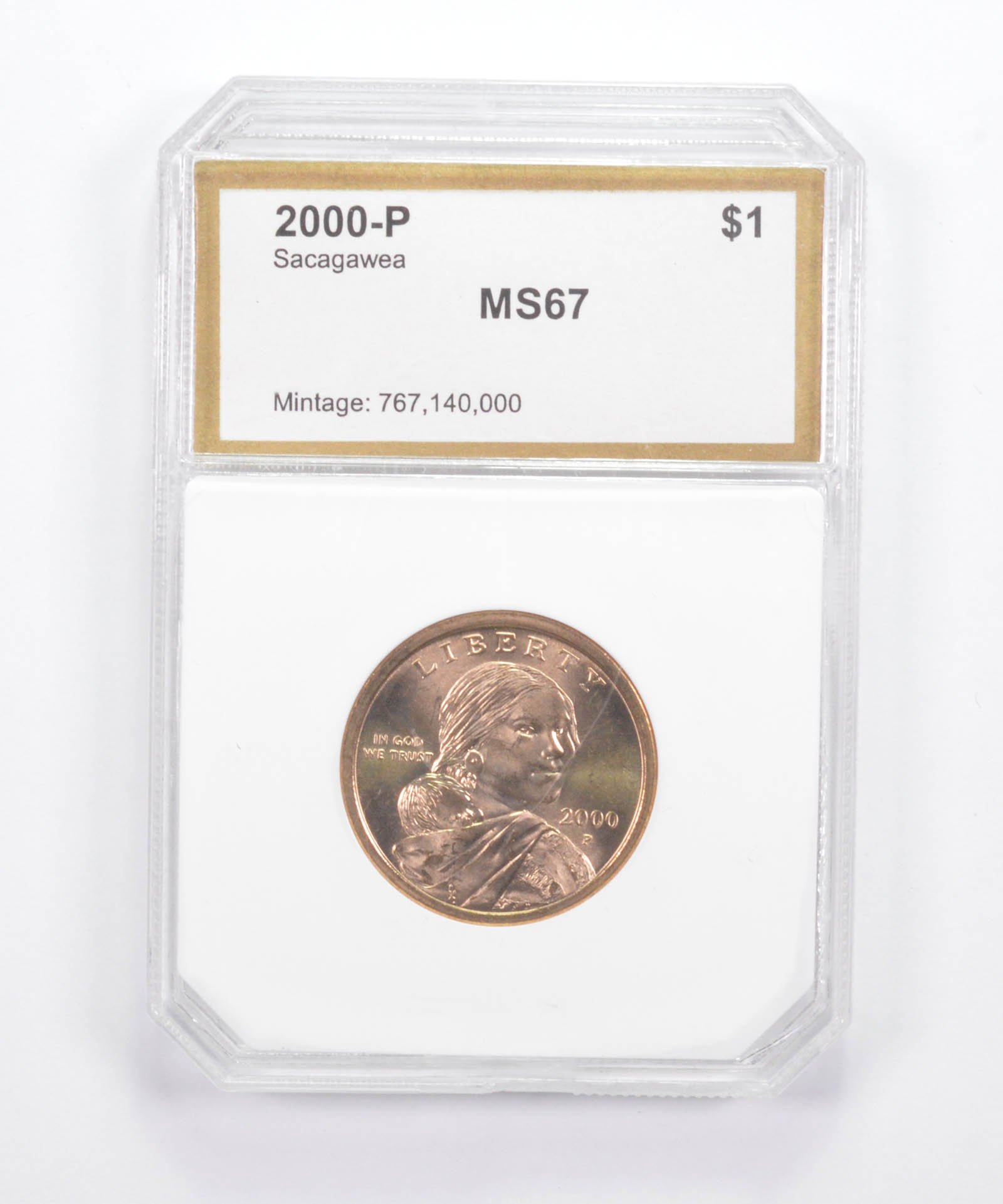 MS67 2000-P Sacagawea Dollar - Graded PCI | Property Room