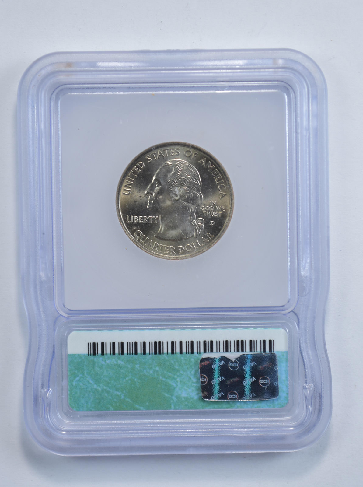 MS67 2002-D Indiana State Quarter - Graded ICG | Property Room