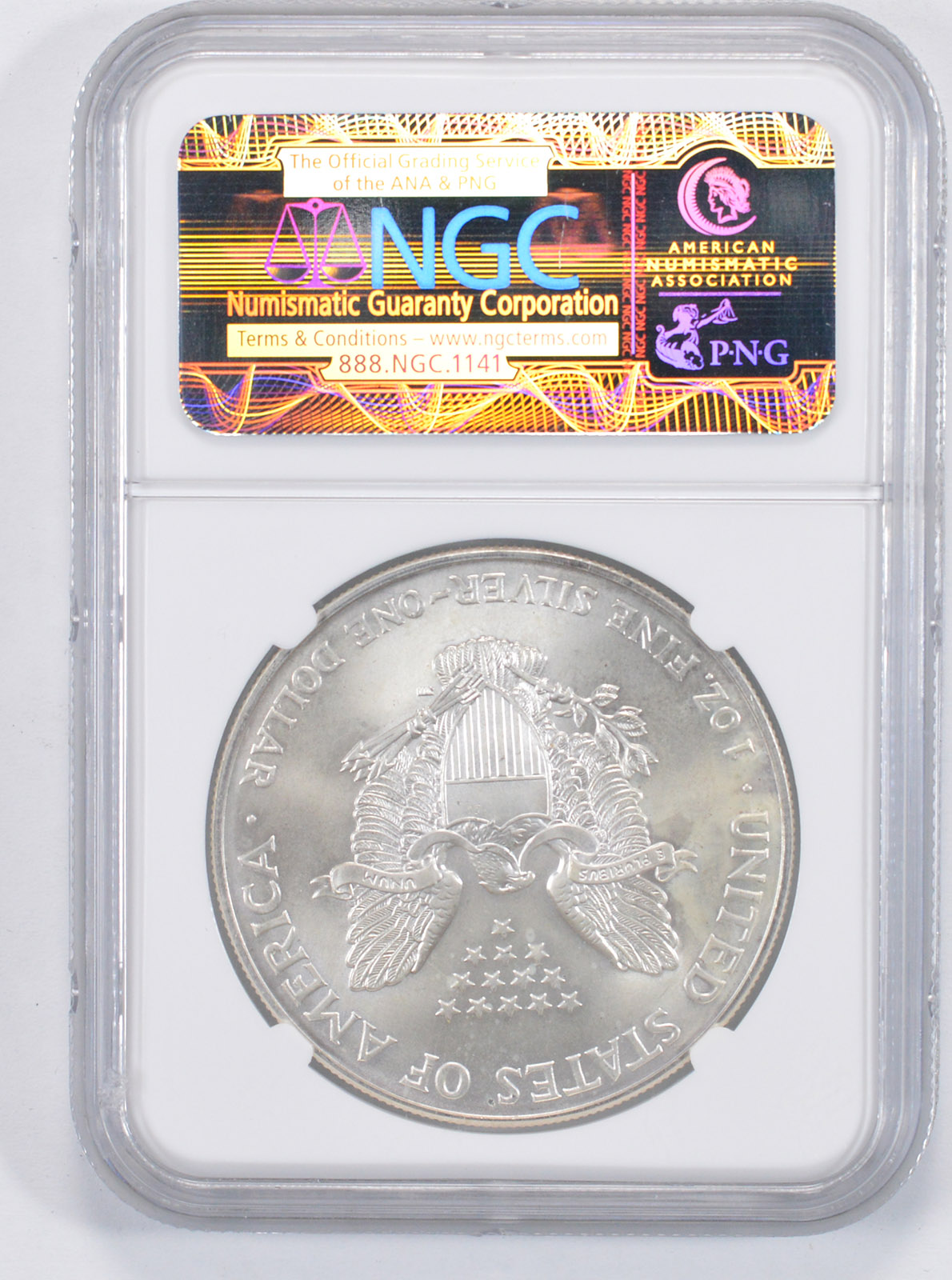 MS68 2000 American Silver Eagle - Graded NGC | Property Room