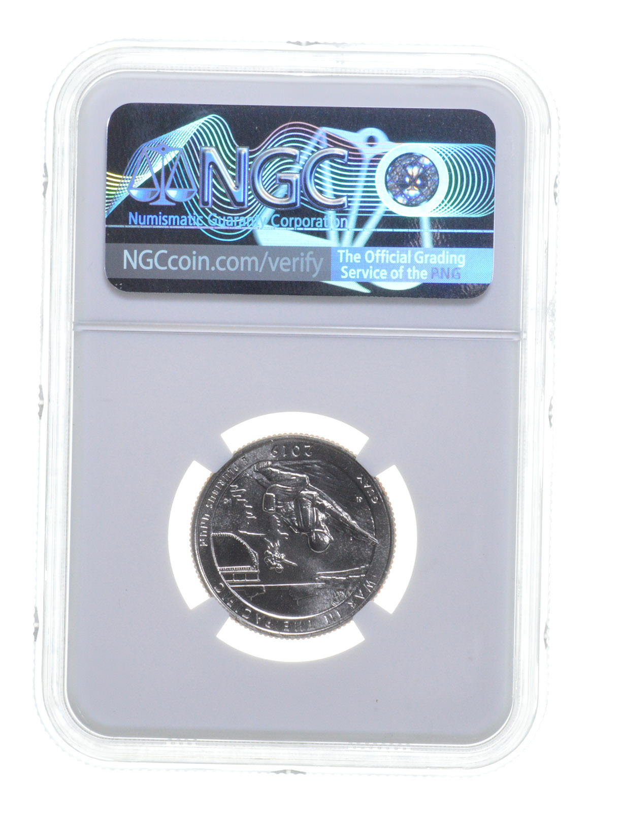 MS68 2019-W War In The Pacific HP Quarter - Graded NGC | Property Room