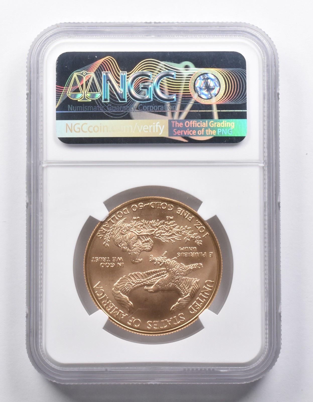 MS70 2020 $50 American Gold Eagle 1 Oz Gold ER Signed Cabral NGC ...