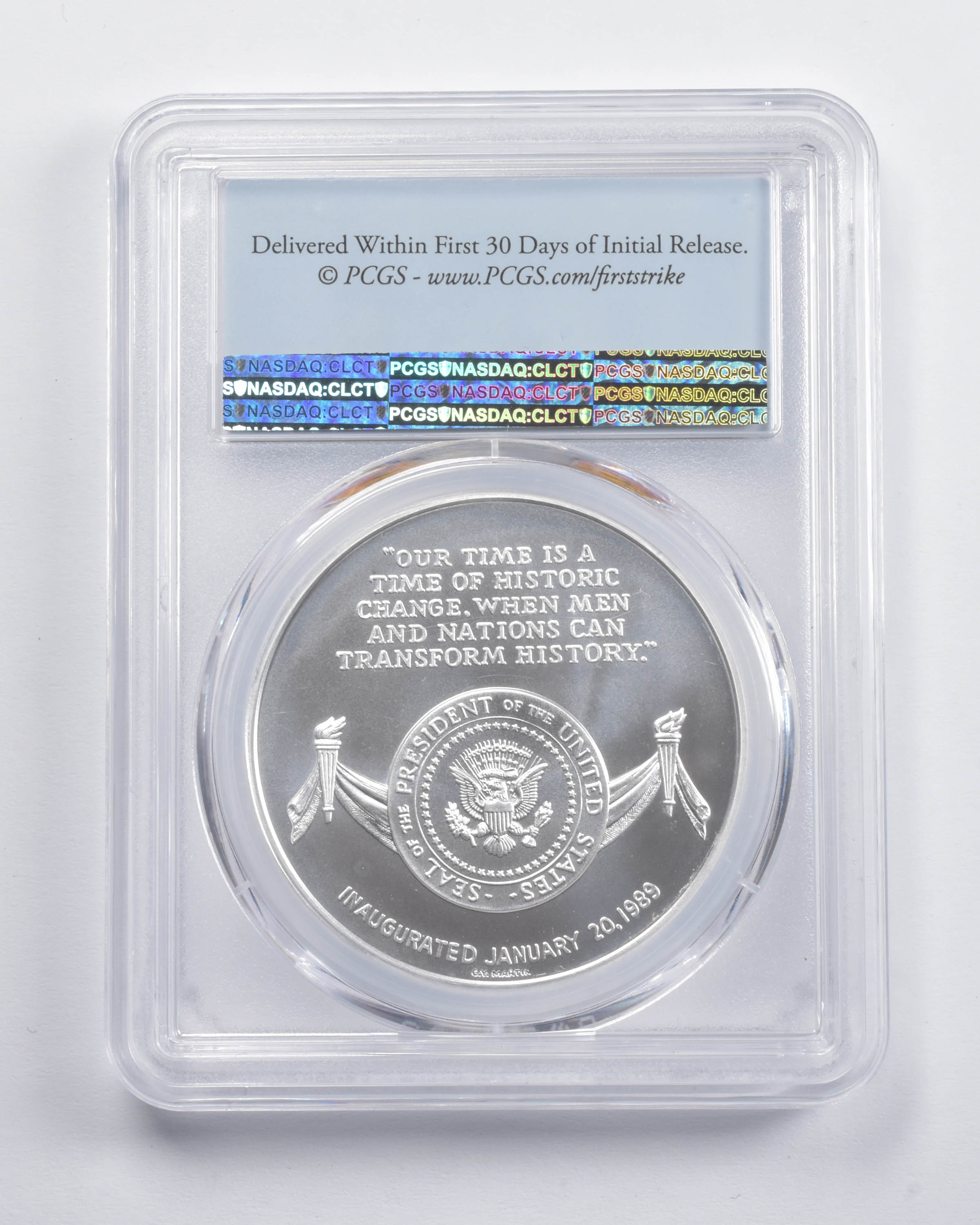 MS70 (2020) George H. W. Bush Silver Coins & Chronicles Set FS PCGS ...