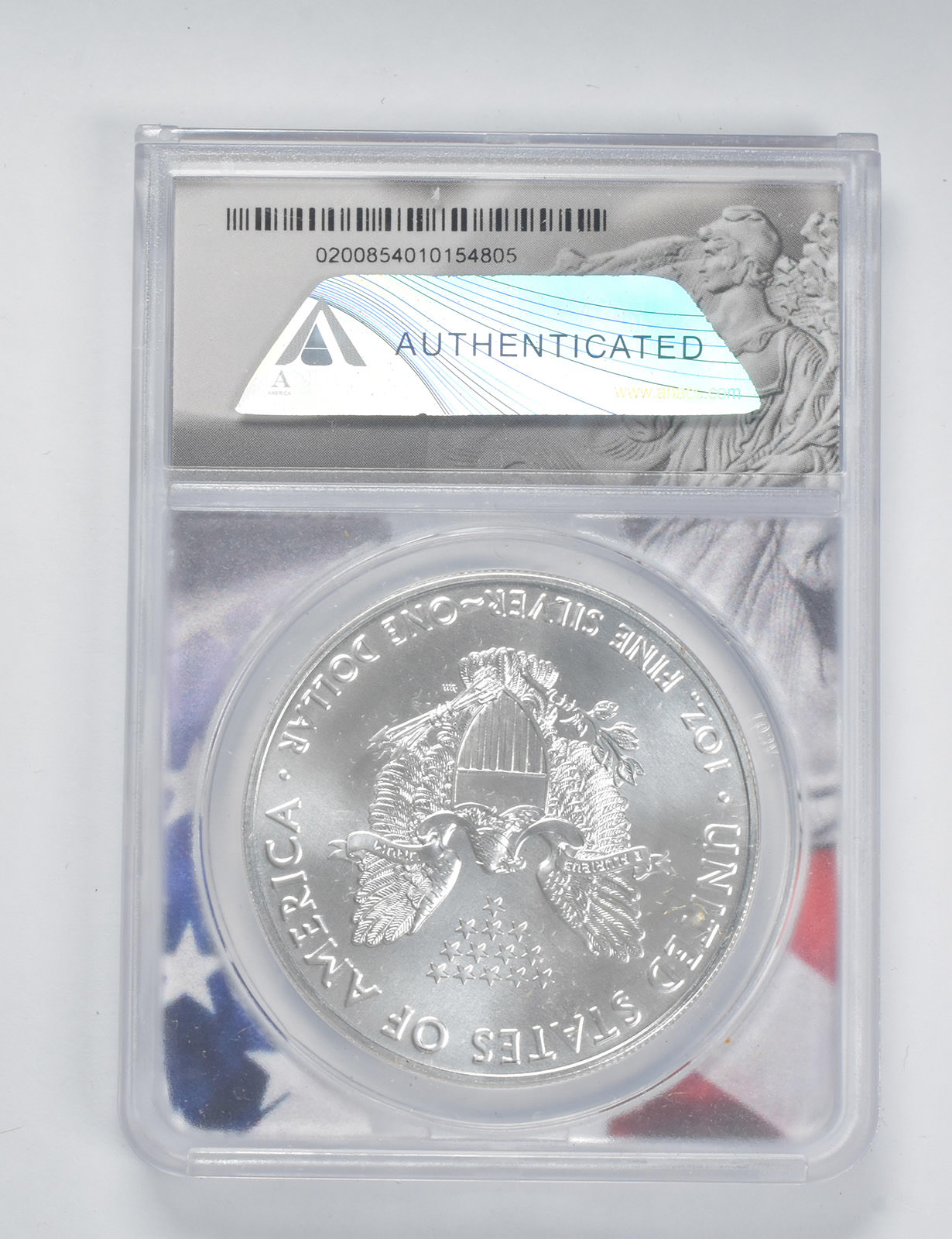 MS70 2021 American Silver Eagle - Type 1 - First Strike - Graded ANACS | Property Room