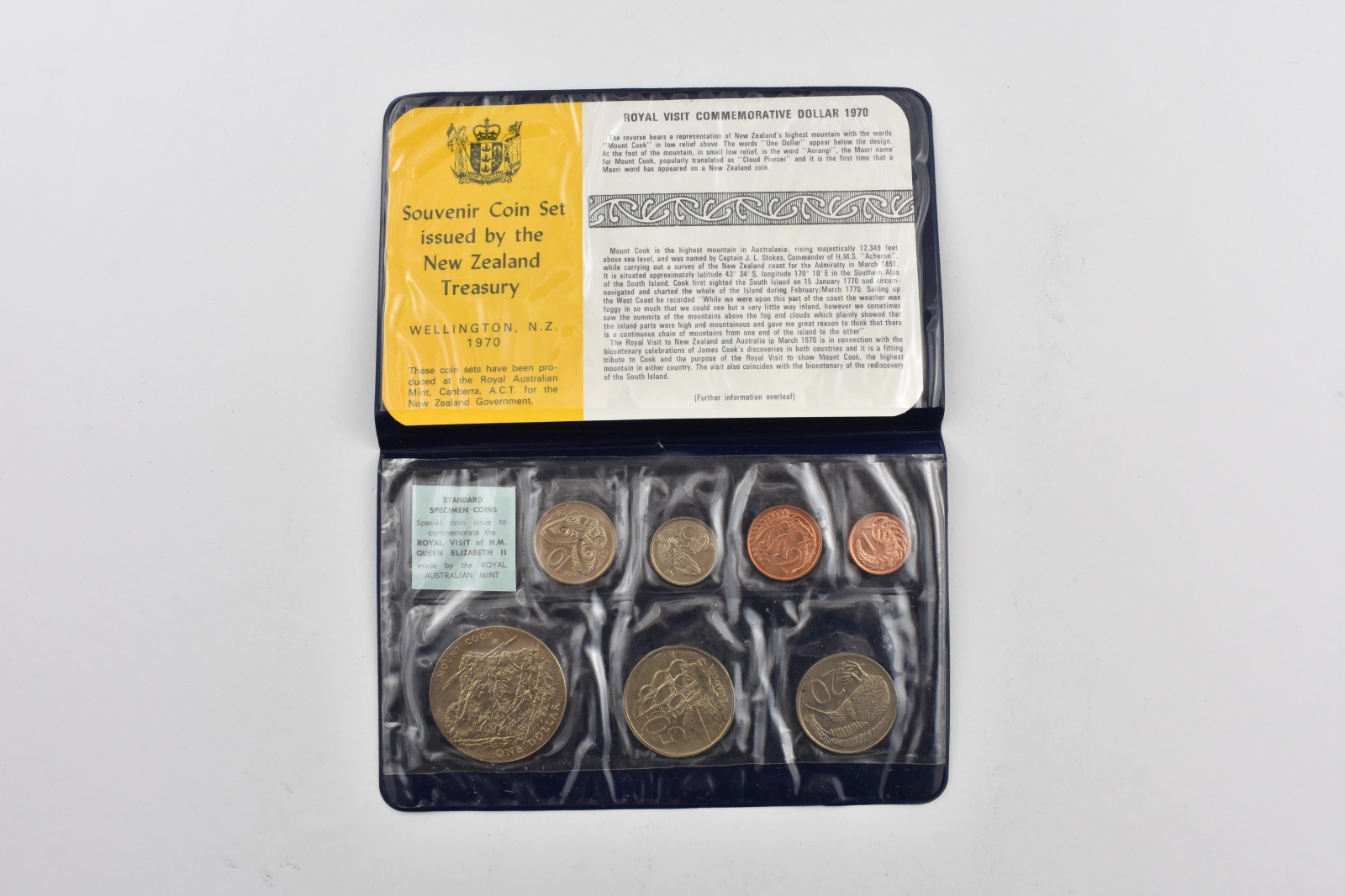 New Zealand Treasury - 1970 Souvenir Coin Set | Property Room