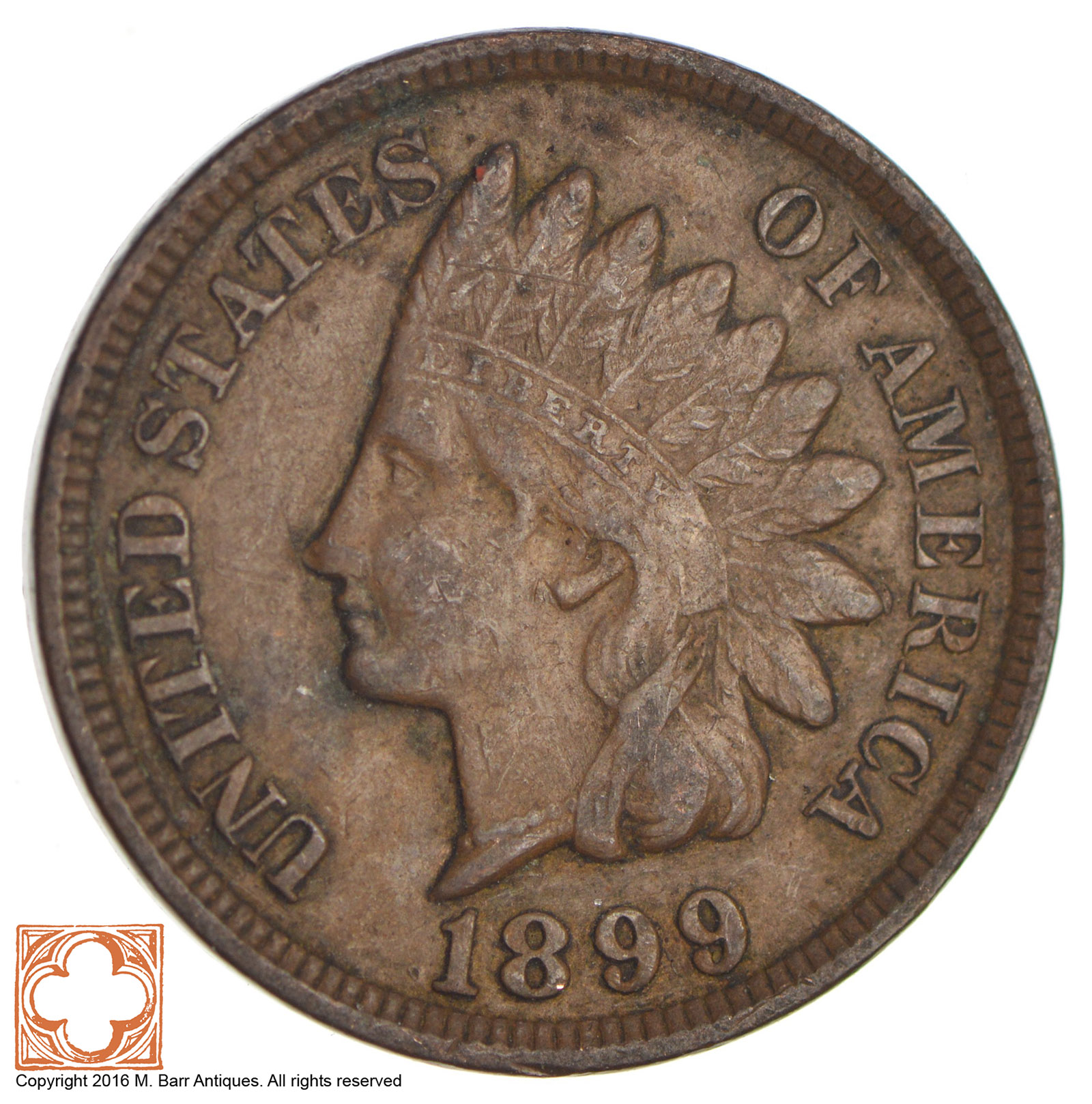 NICE 1899 Indian Head Cent | Property Room