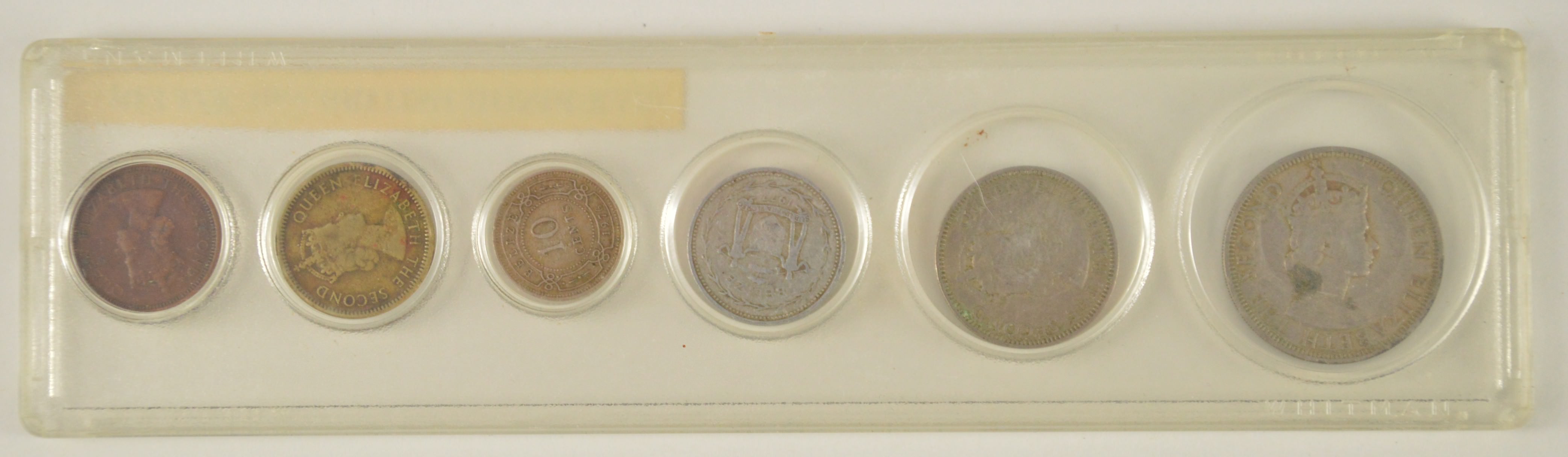 Nice! - 1954-1977 Belize Set 6 Coins World Coin Set | Property Room