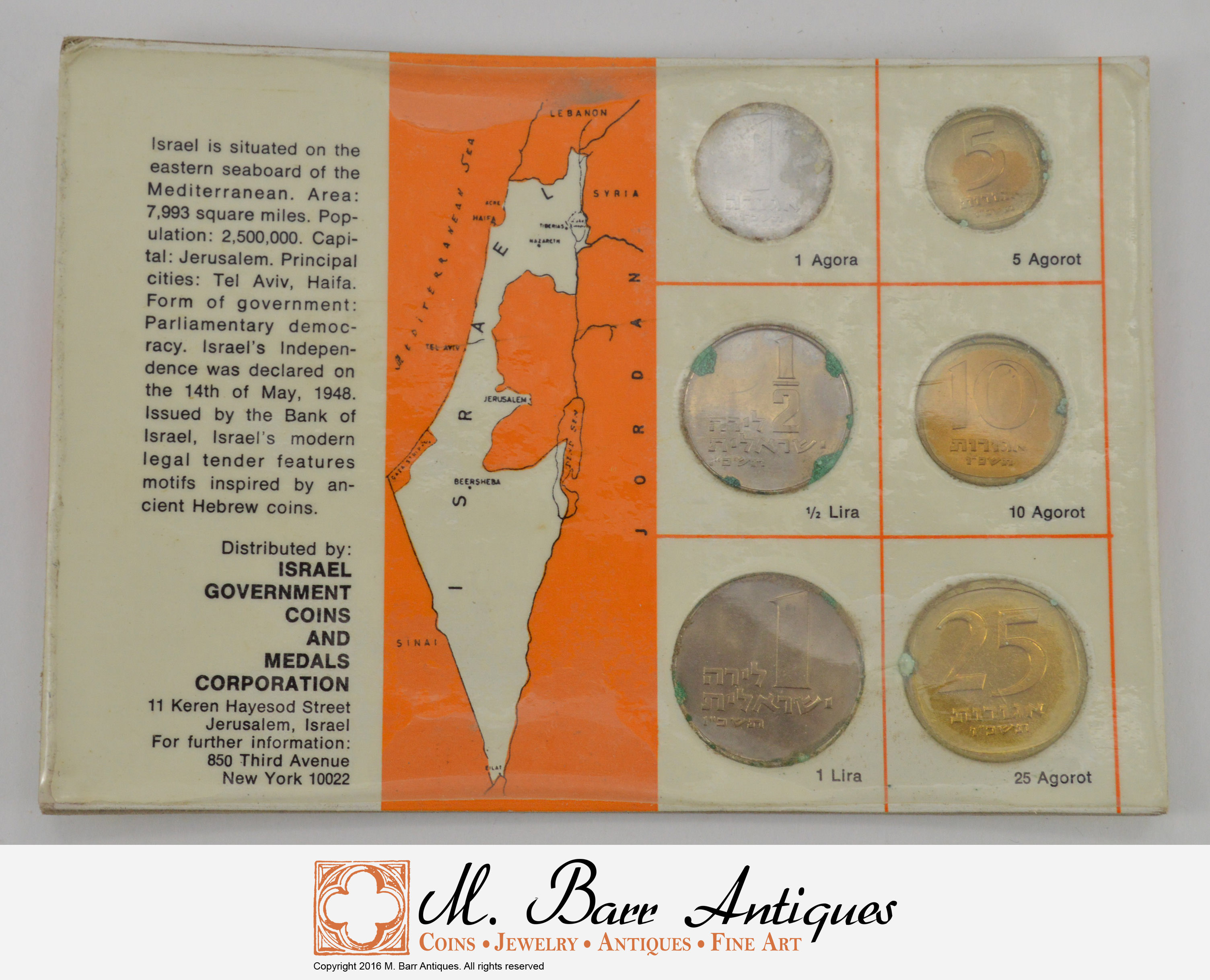Nice! - 1966 Israel Proof-Like 6 World Coin Set | Property Room