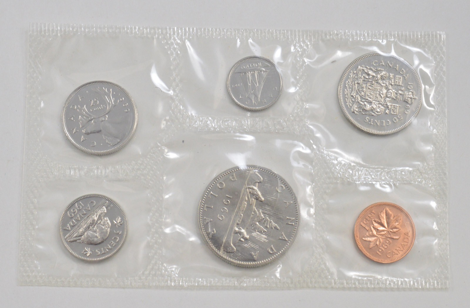 Nice! - 1969 Canada Uncirculated Proof Set 6 Coins World Coin Set ...