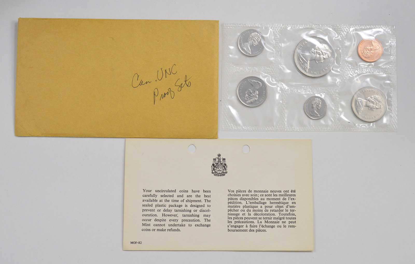 Nice! - 1969 Canada Uncirculated Proof Set 6 Coins World Coin Set ...