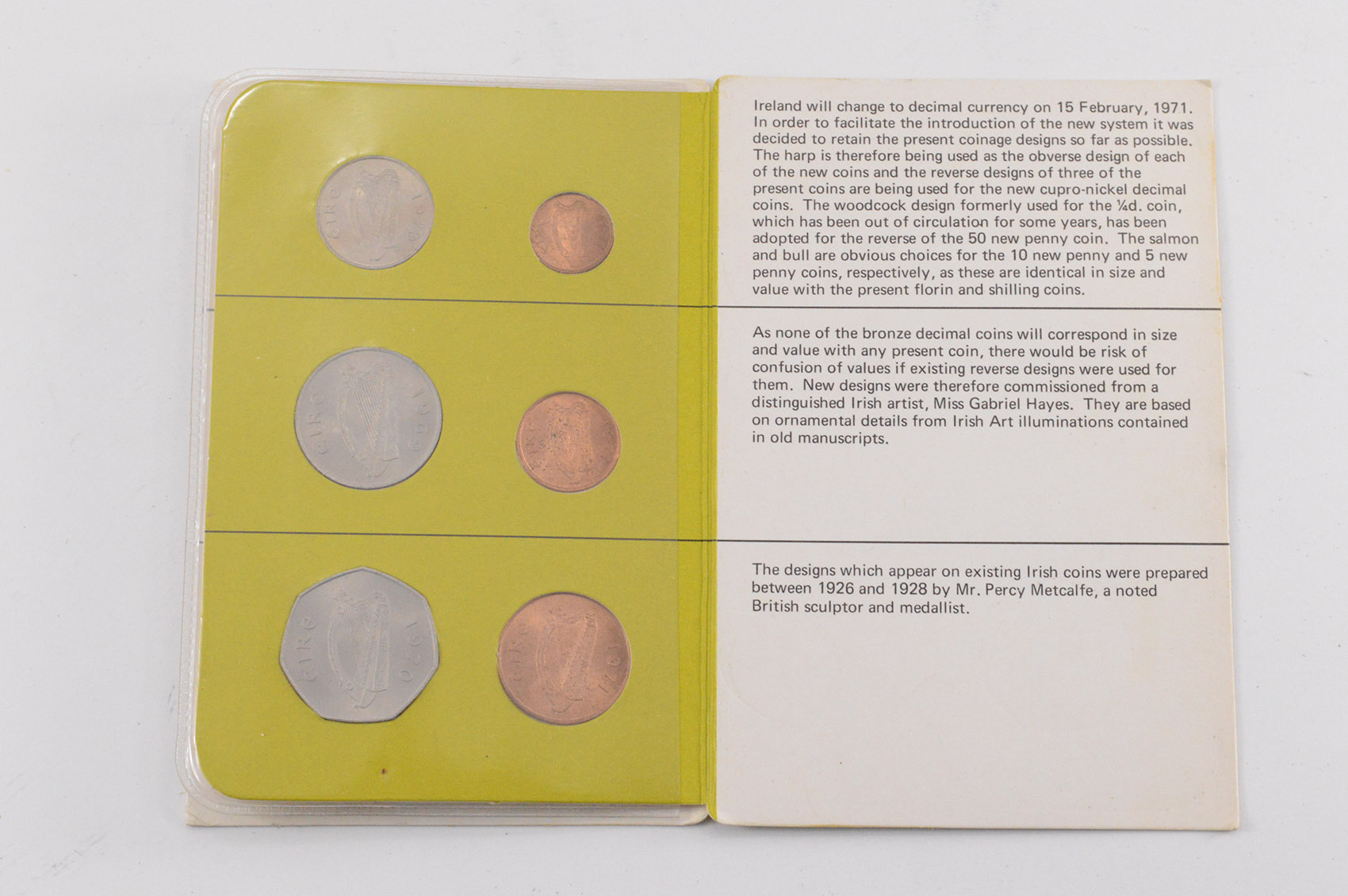 Nice! - 1969-1971 Ireland Decimal 6 World Coin Set | Property Room