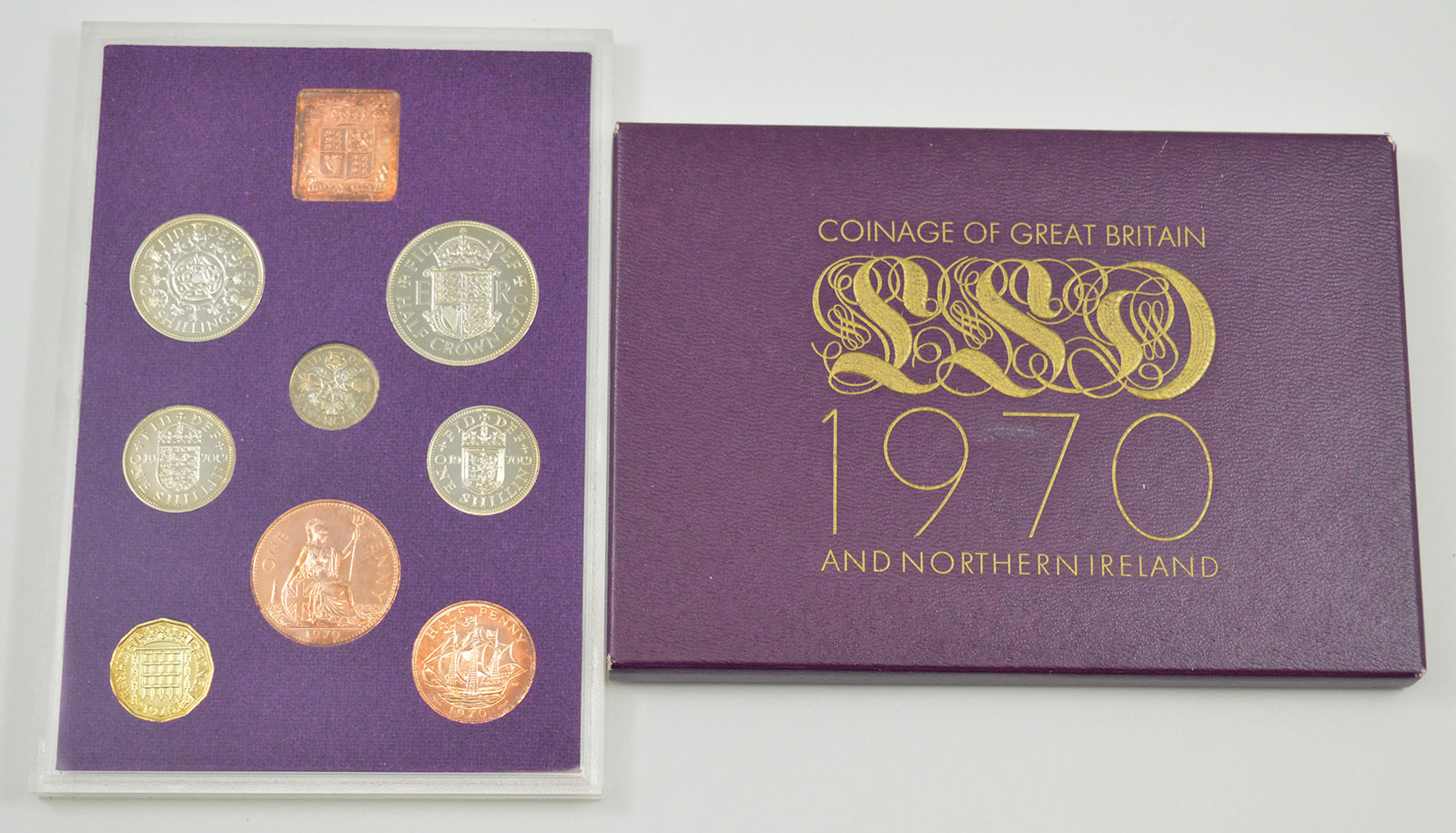 Nice! - 1970 Coinage of Great Britain and Northern Ireland 8 Coins - World Coin Set | Property Room
