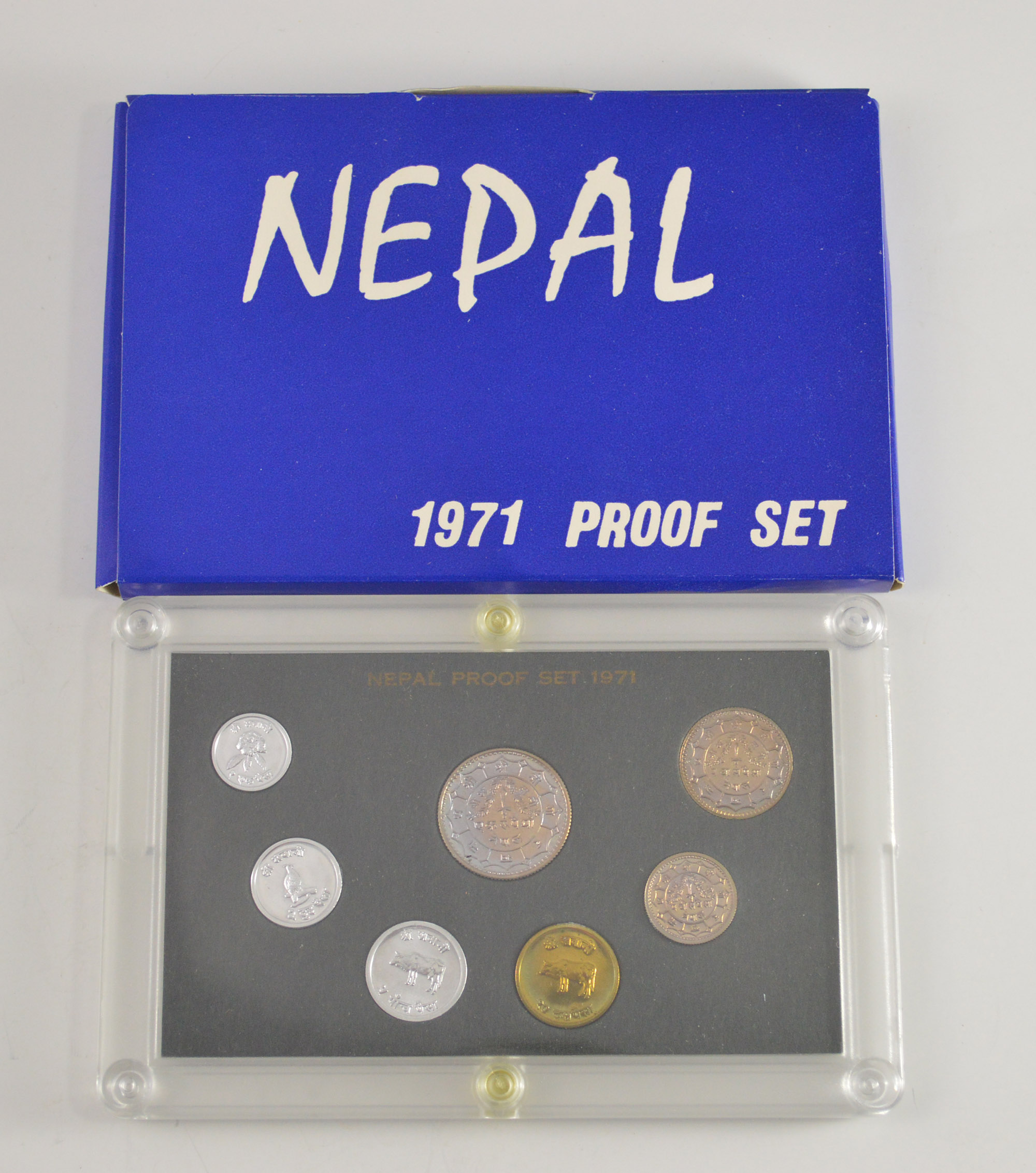 Nice! - 1971 Nepal Proof Set 7 World Coin Set | Property Room