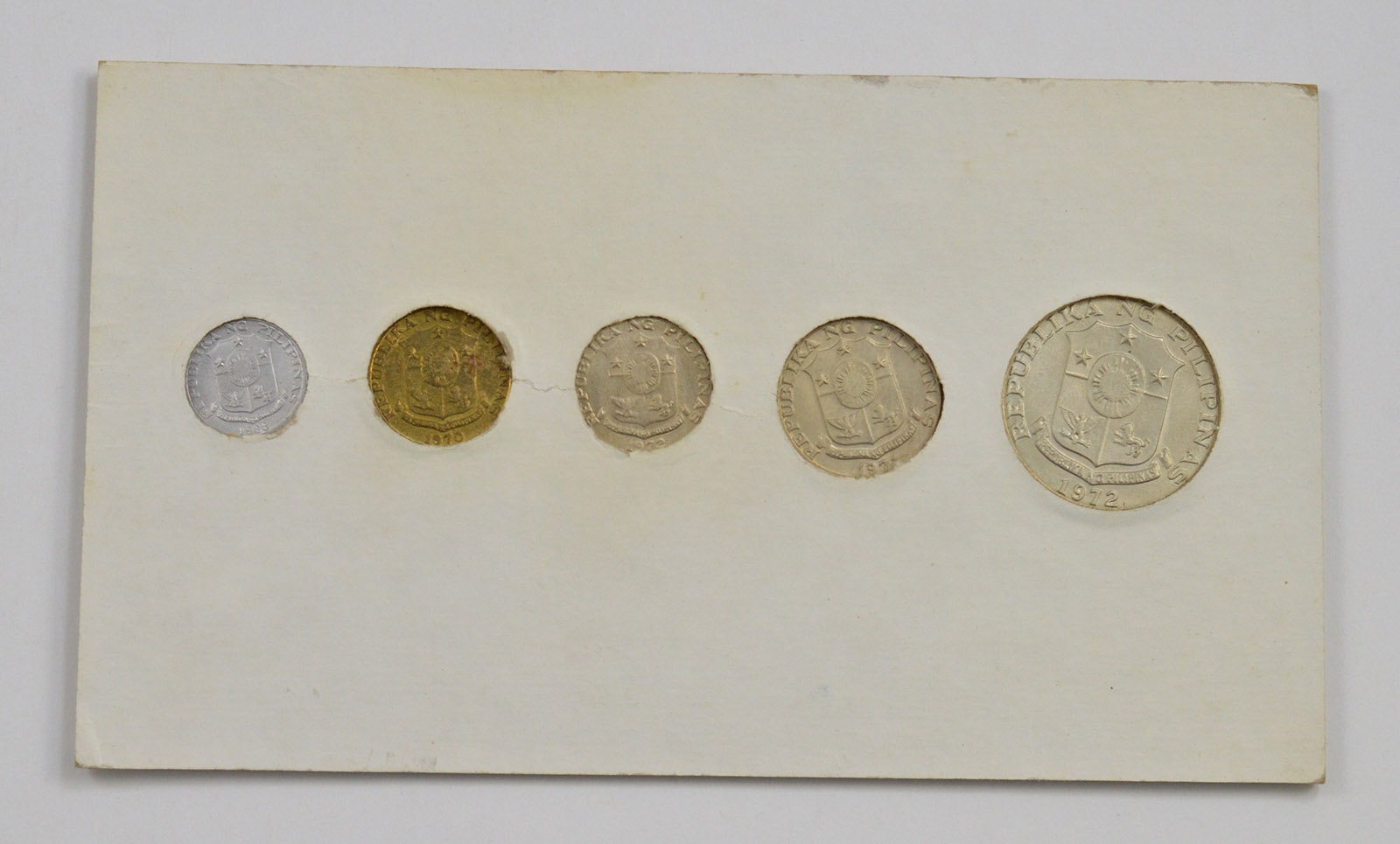 Nice! - 1972 Philippines Type Coin Set 5 Coins World Coin Set ...