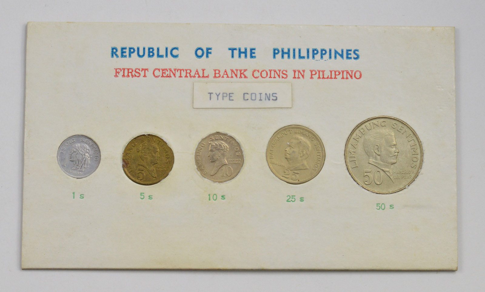 Nice! - 1972 Philippines Type Coin Set 5 Coins World Coin Set ...