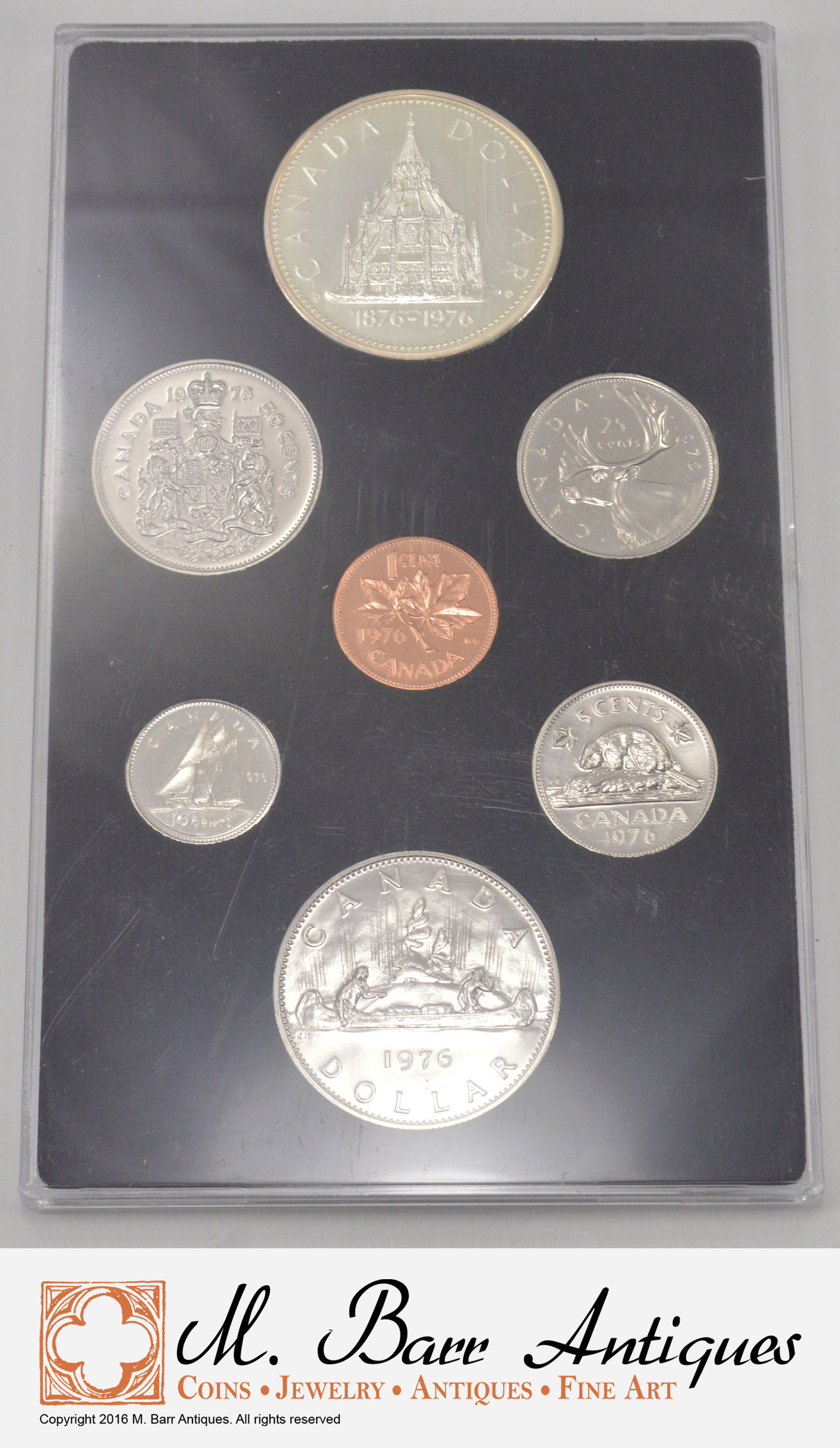 Nice! - 1976 Canada Mint 7 World Coin Set | Property Room