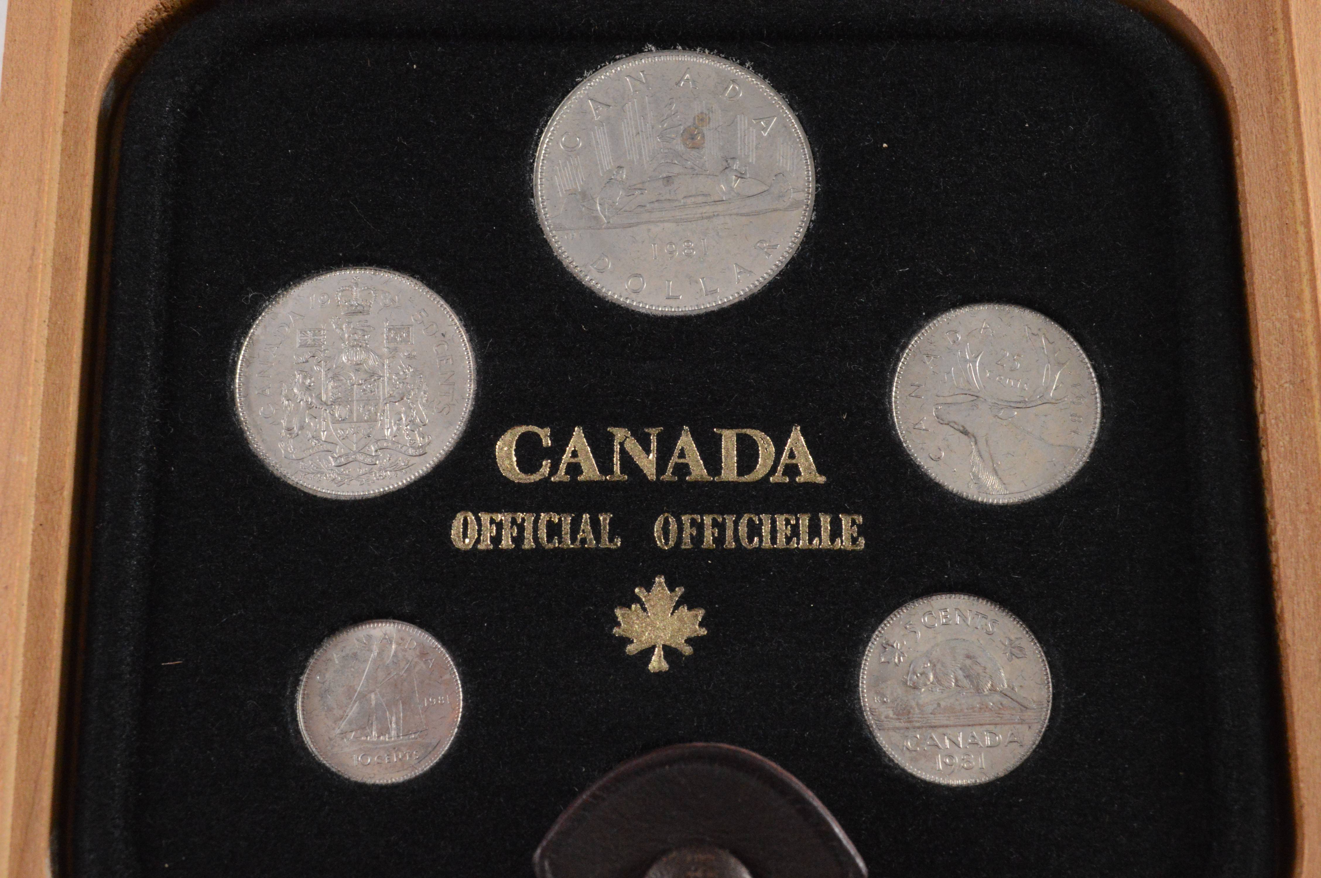 Nice! - 1981 Canada Official 6 World Coin Set | Property Room