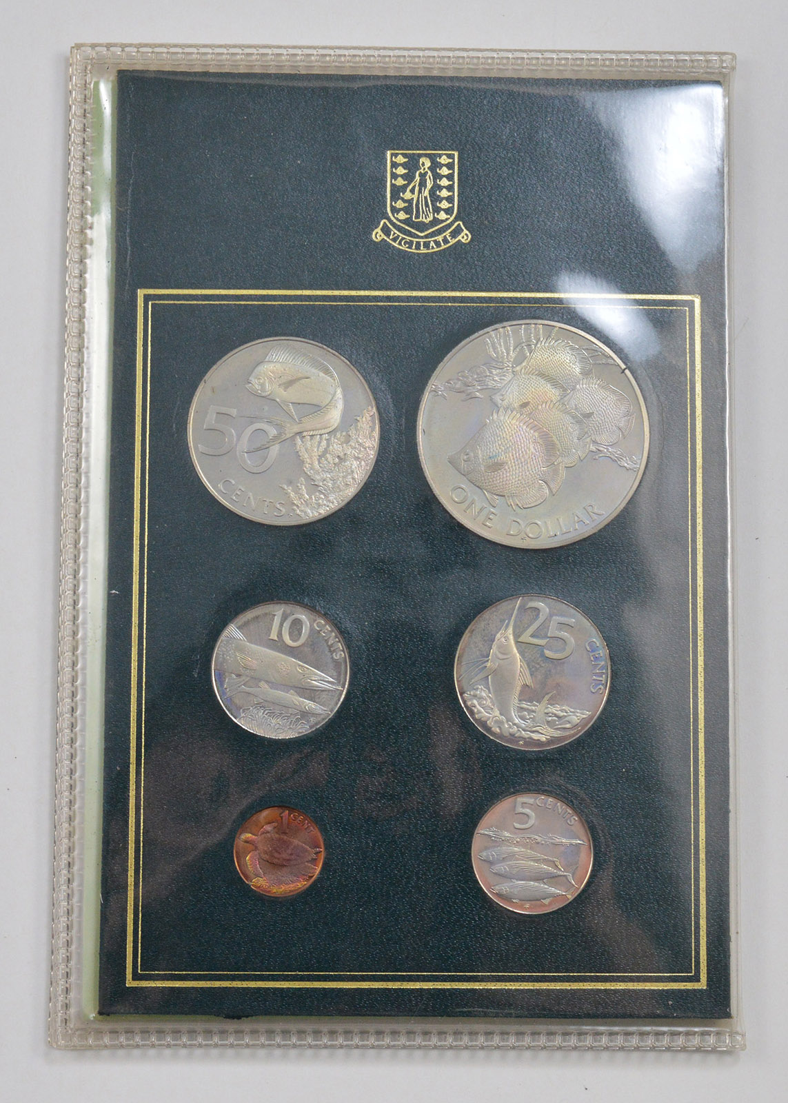Nice! - 1985 British Virgin Islands Proof Coins Mint Stamps 6 Coins ...