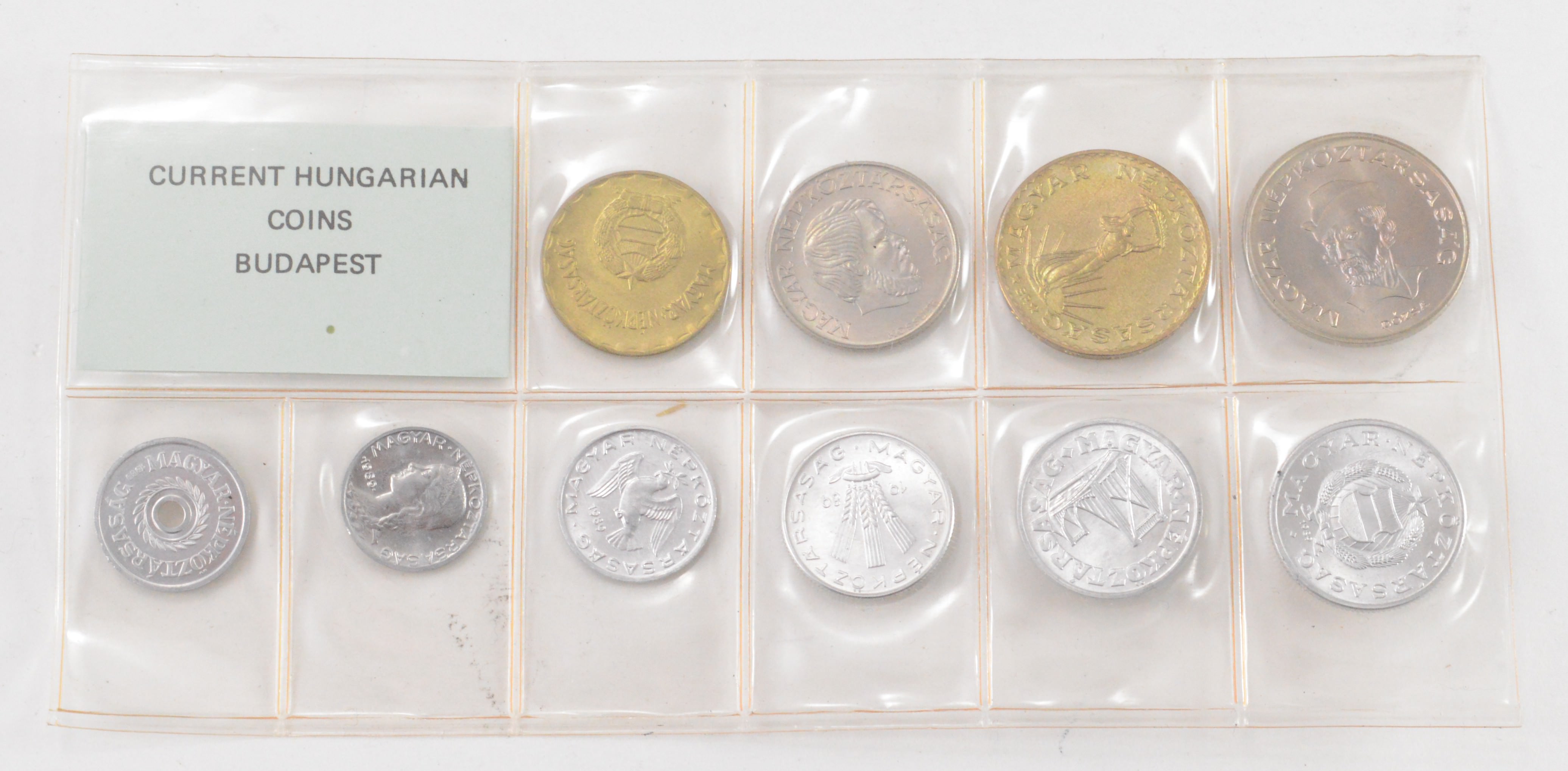Nice! - 1989 Hungary Budapest Uncirculated 10 World Coin Set | Property ...