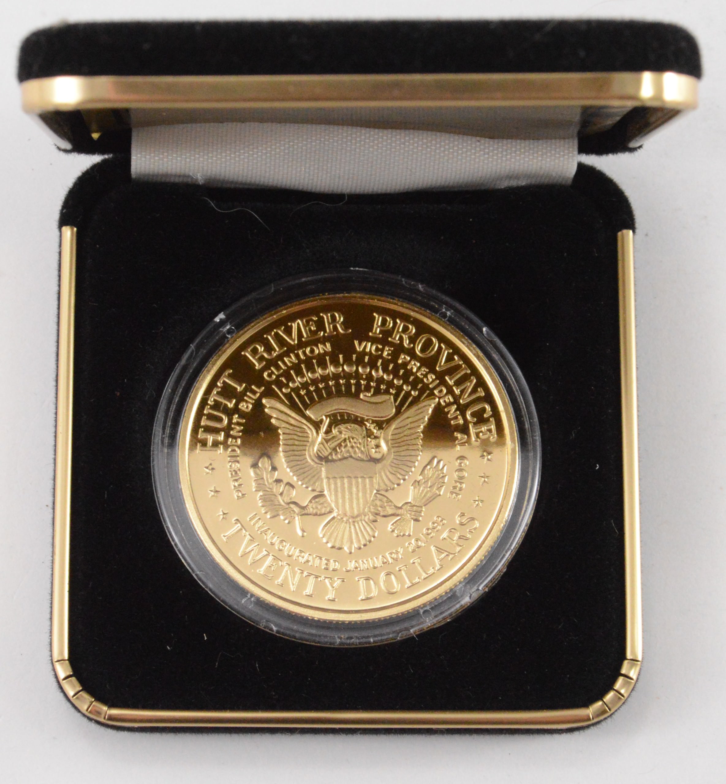 Nice! - 1993 United States $20.00 Bill Clinton Single World Coin Set ...