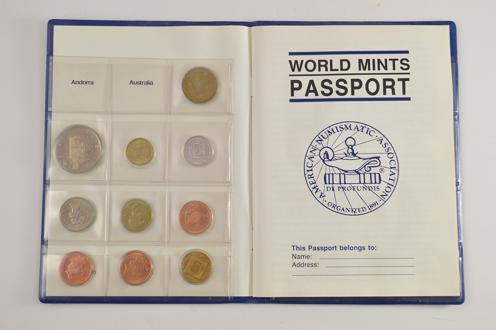 Nice! - 1996 World Mints Passport 21 World Coin Set | Property Room