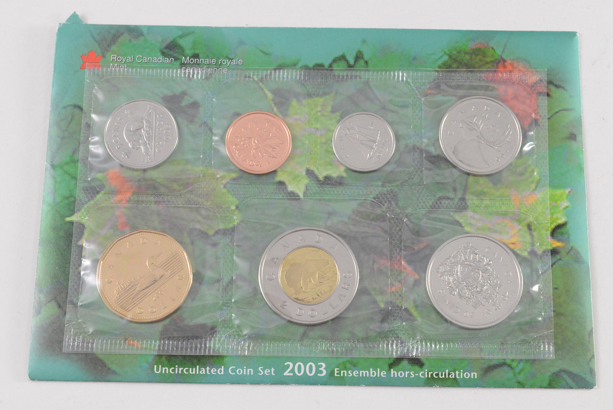 Nice! - 2003 Canada Uncirculated 7 World Coin Set | Property Room