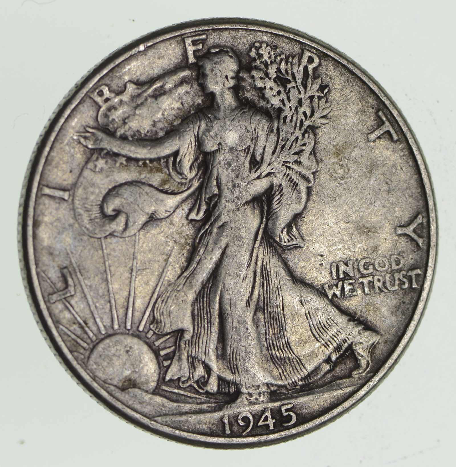 NICE COIN - Strong Feather Details - 1945 Walking Liberty Half Dollar - 90% Silver - US Coin ...