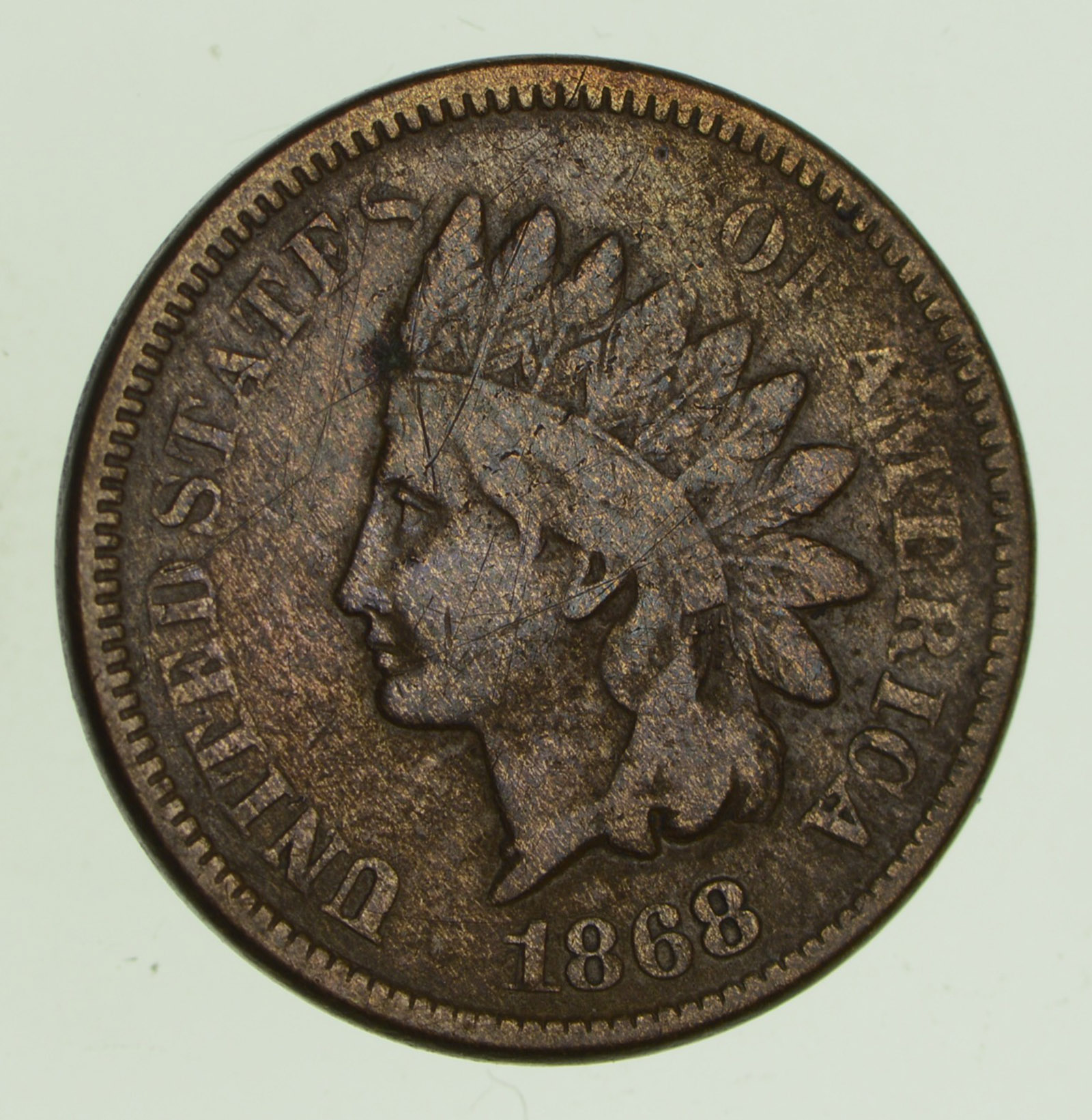 No Reserve - 1868 Indian Head Cent - Circulated | Property Room