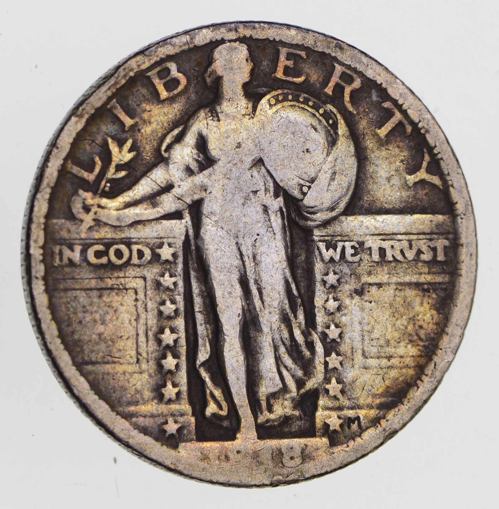 No Reserve - 1918 Standing Liberty Quarter - Circulated | Property Room