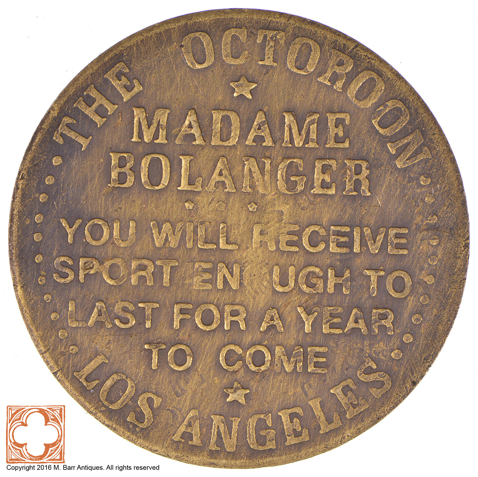 Novelty Token - Good For Token - FUNNY | Property Room