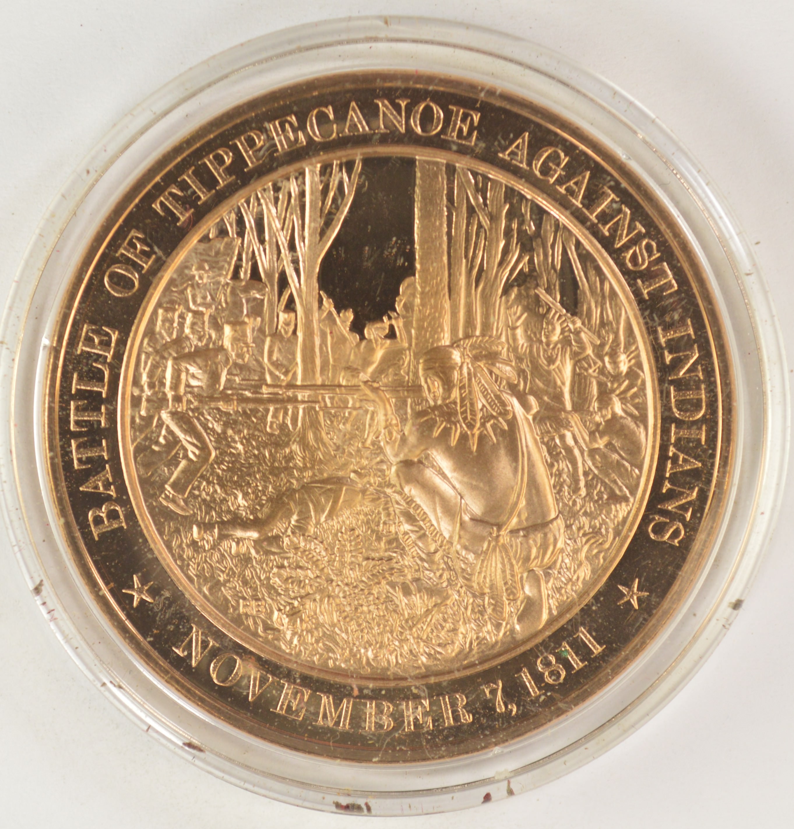 November 7, 1811 Battle Of Tippecanoe Against Indians - Bronze Historic ...