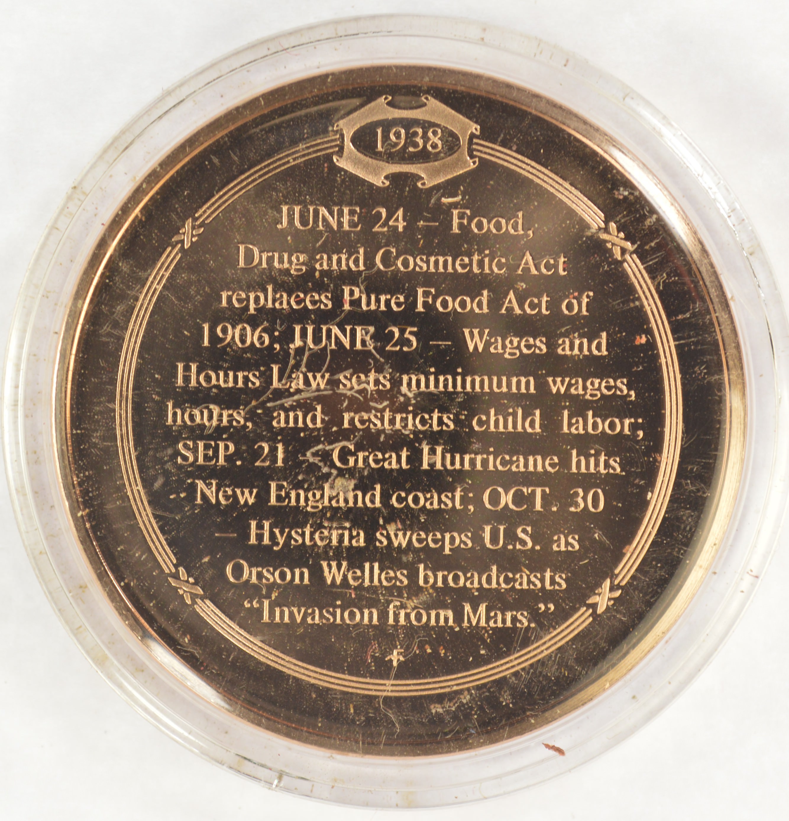 Oct. 30, 1938 "Men From Mars" Invasion Scare - Bronze Historic ...