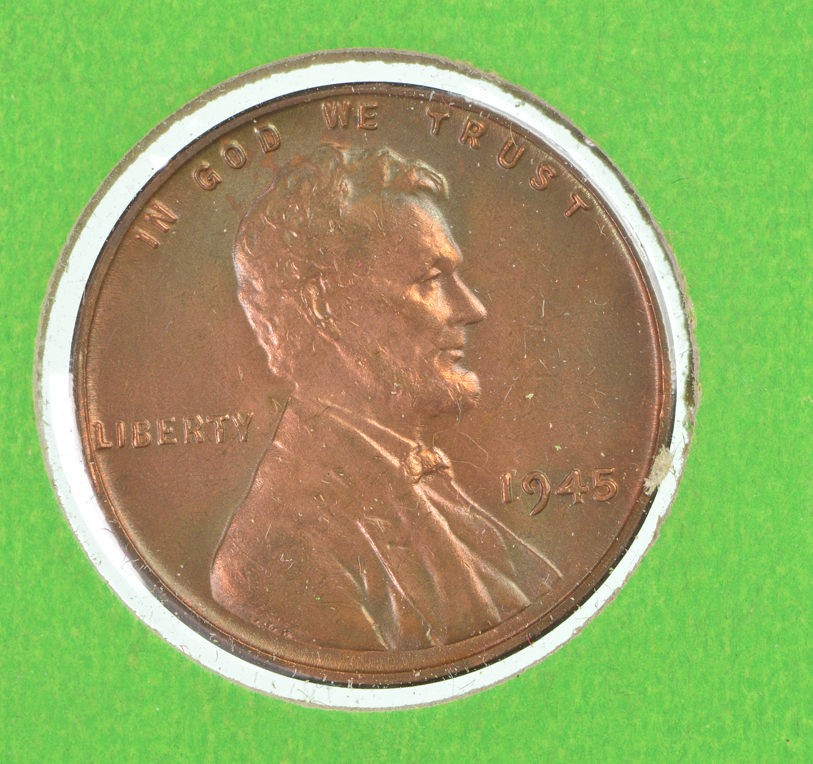 Original 1945 Lincoln Wheat Cent - Unc | Property Room