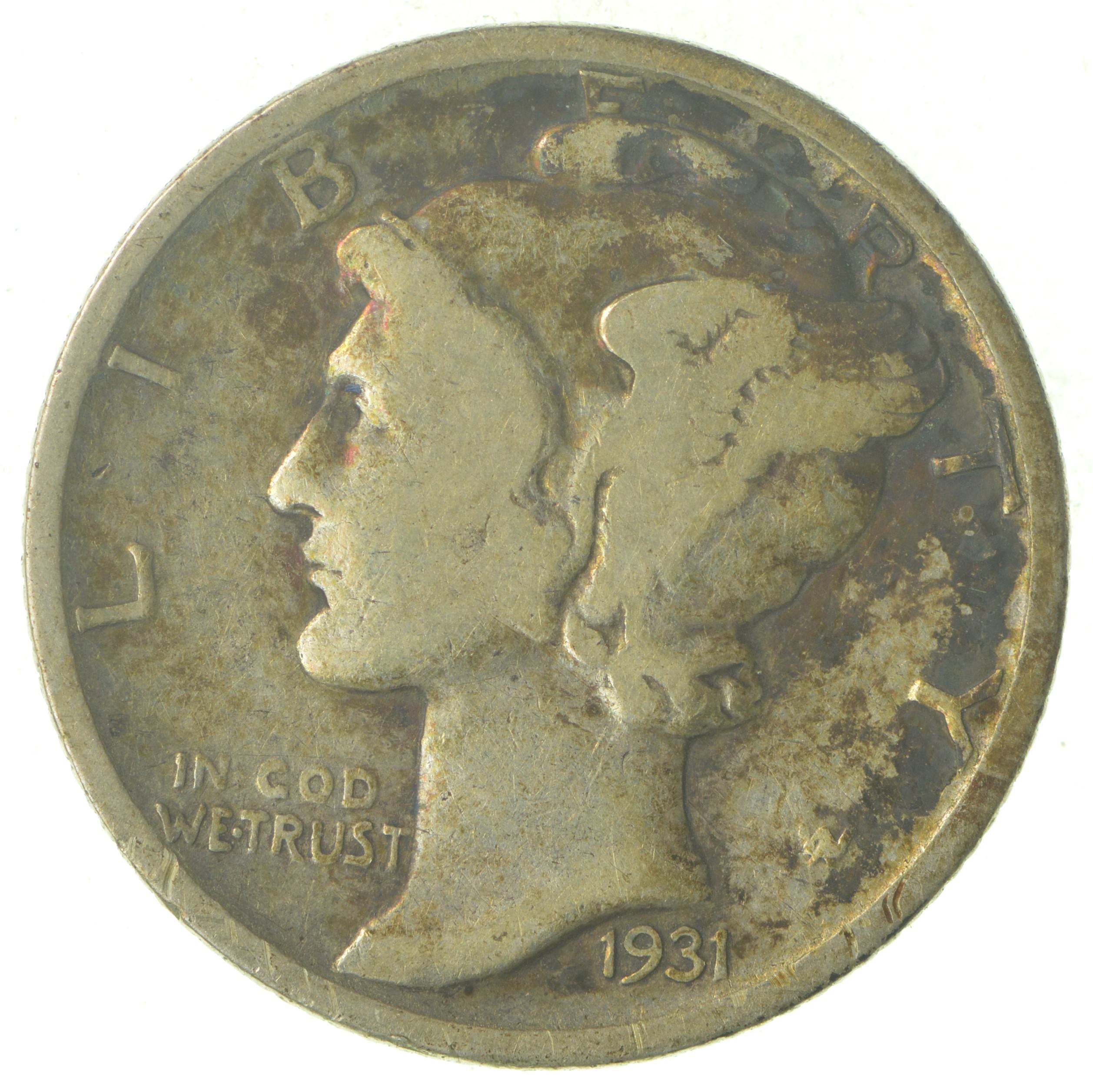 Over 70 Years Old United States Mercury Head Dime - 1931 | Property Room