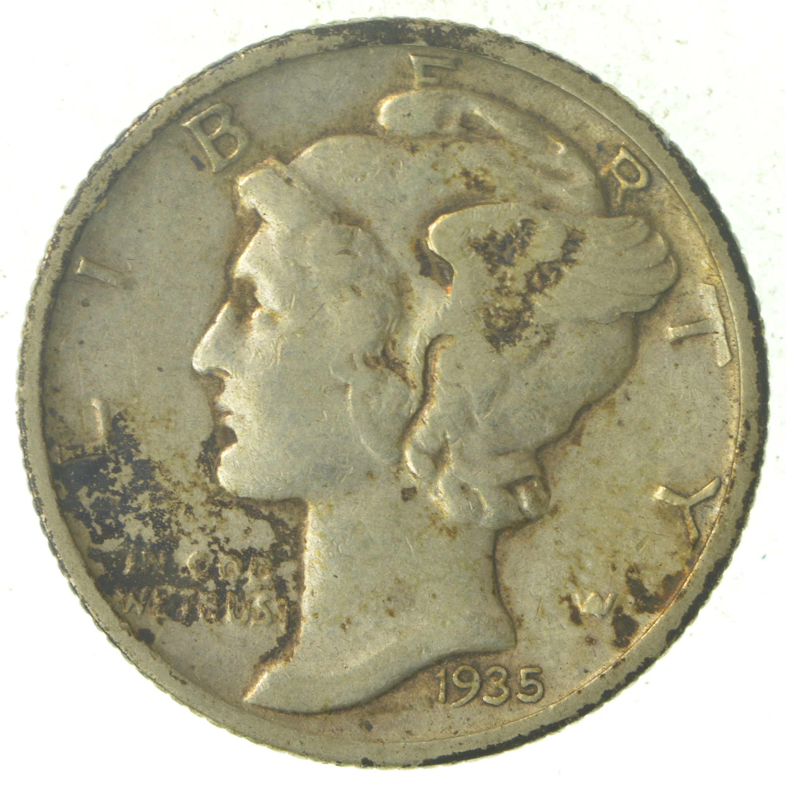 Over 70 Years Old United States Mercury Head Dime - 1935 | Property Room