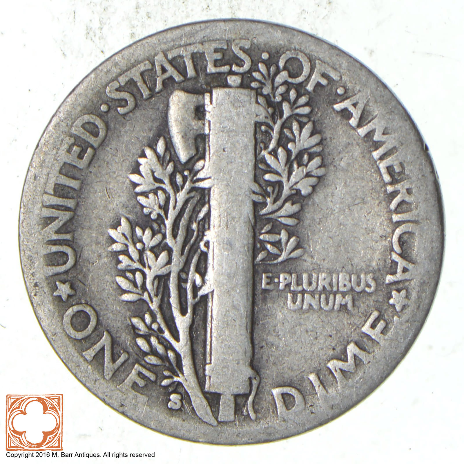 Over 70 Years Old United States Mercury Head Dime - 1935-S | Property Room