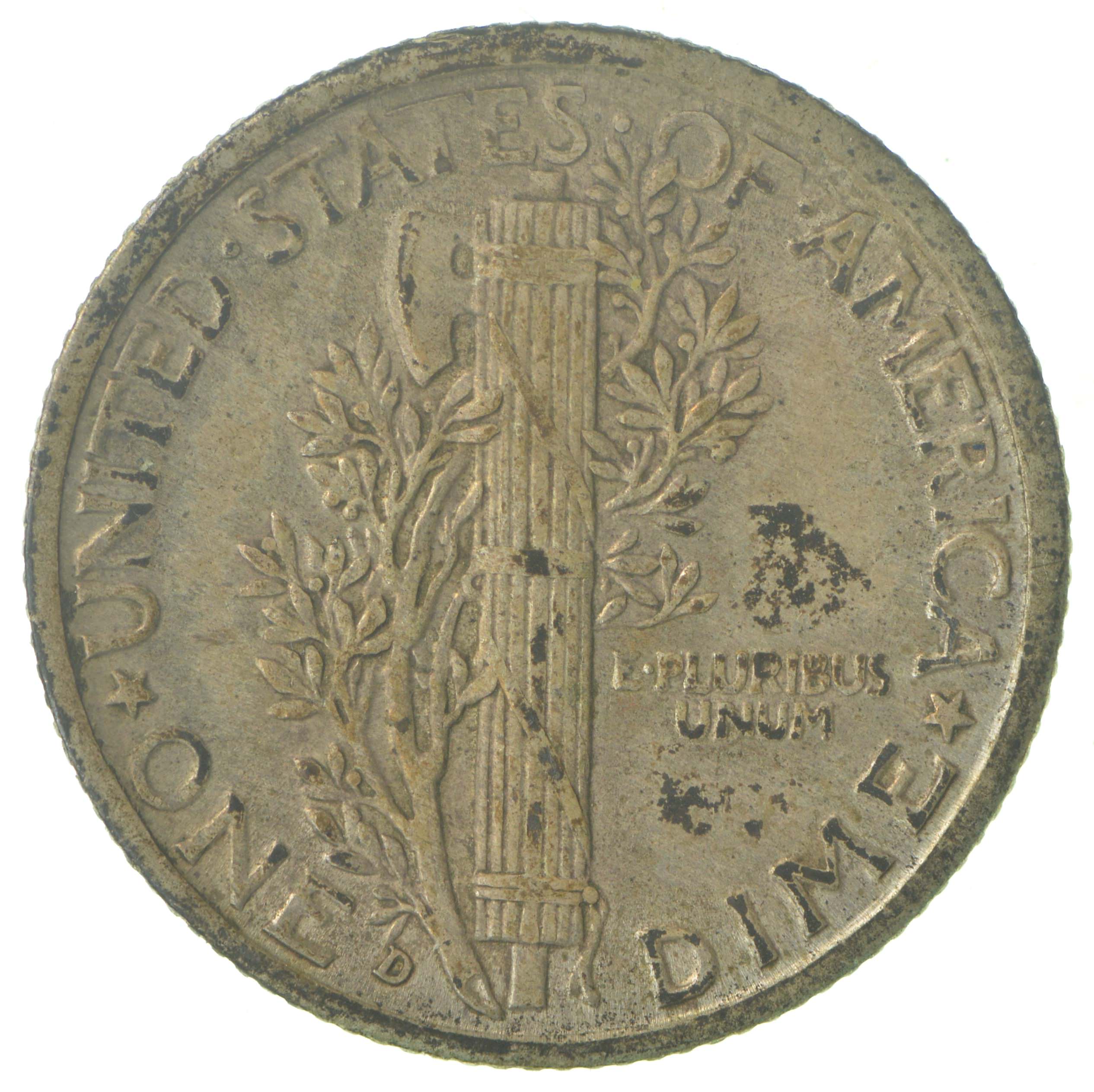 Over 70 Years Old United States Mercury Head Dime - 1939-D | Property Room