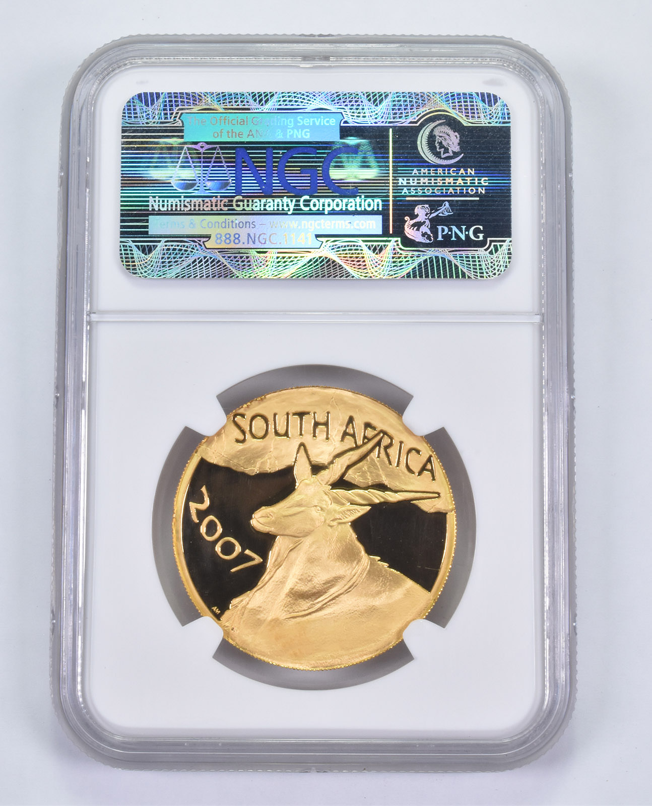 PF68 UCAM 2007 South Africa 100 Rand - 1 Oz .999 Fine Gold - Natura ...