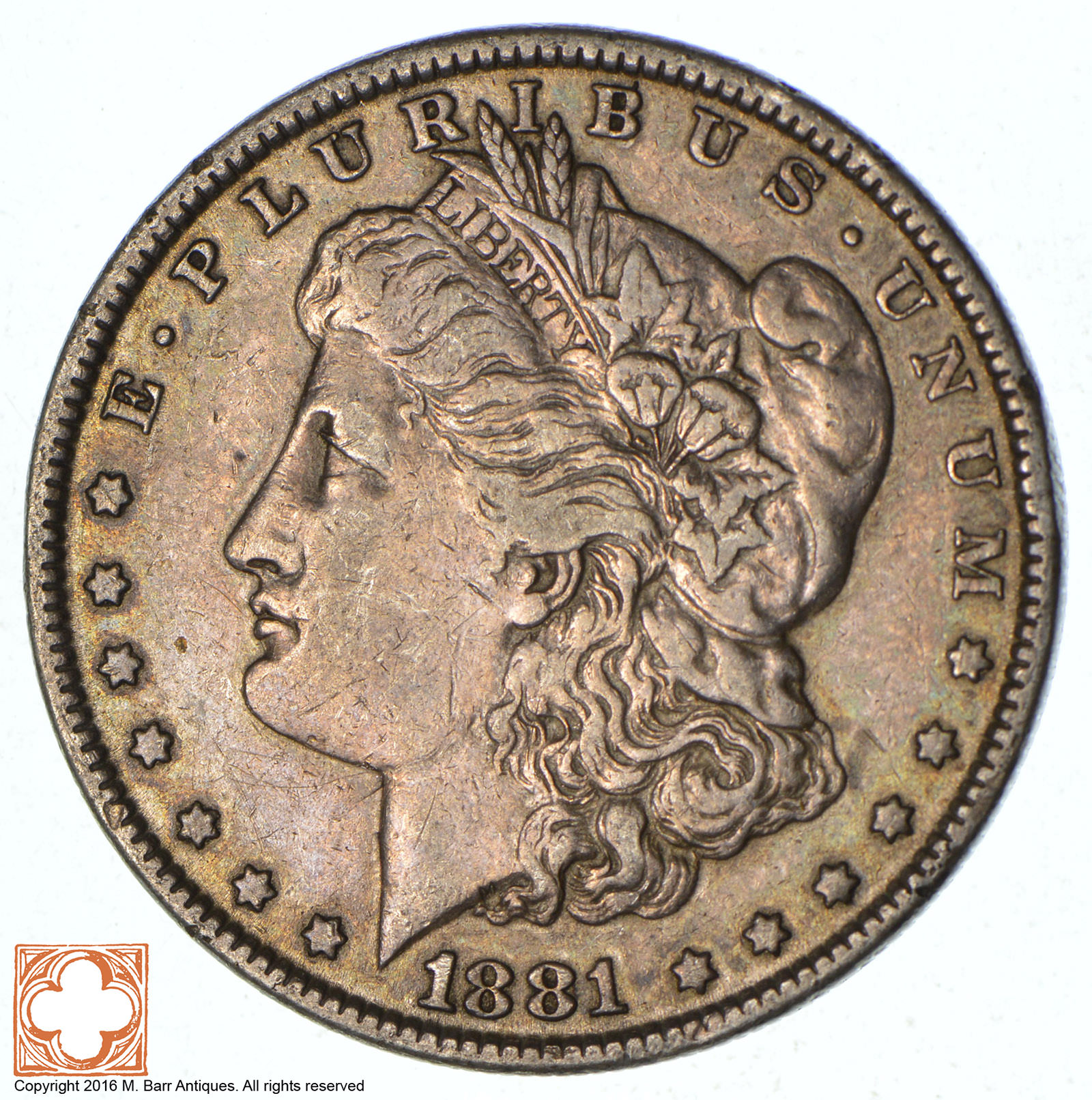 Philadelphia Minted - Over 100 Years Old - 1881 Morgan Silver Dollar ...